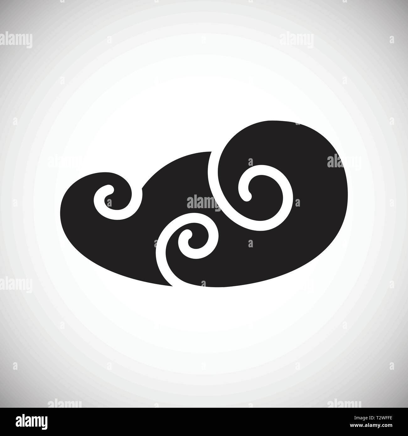 Asian cloud icon on background for graphic and web design. Simple ...