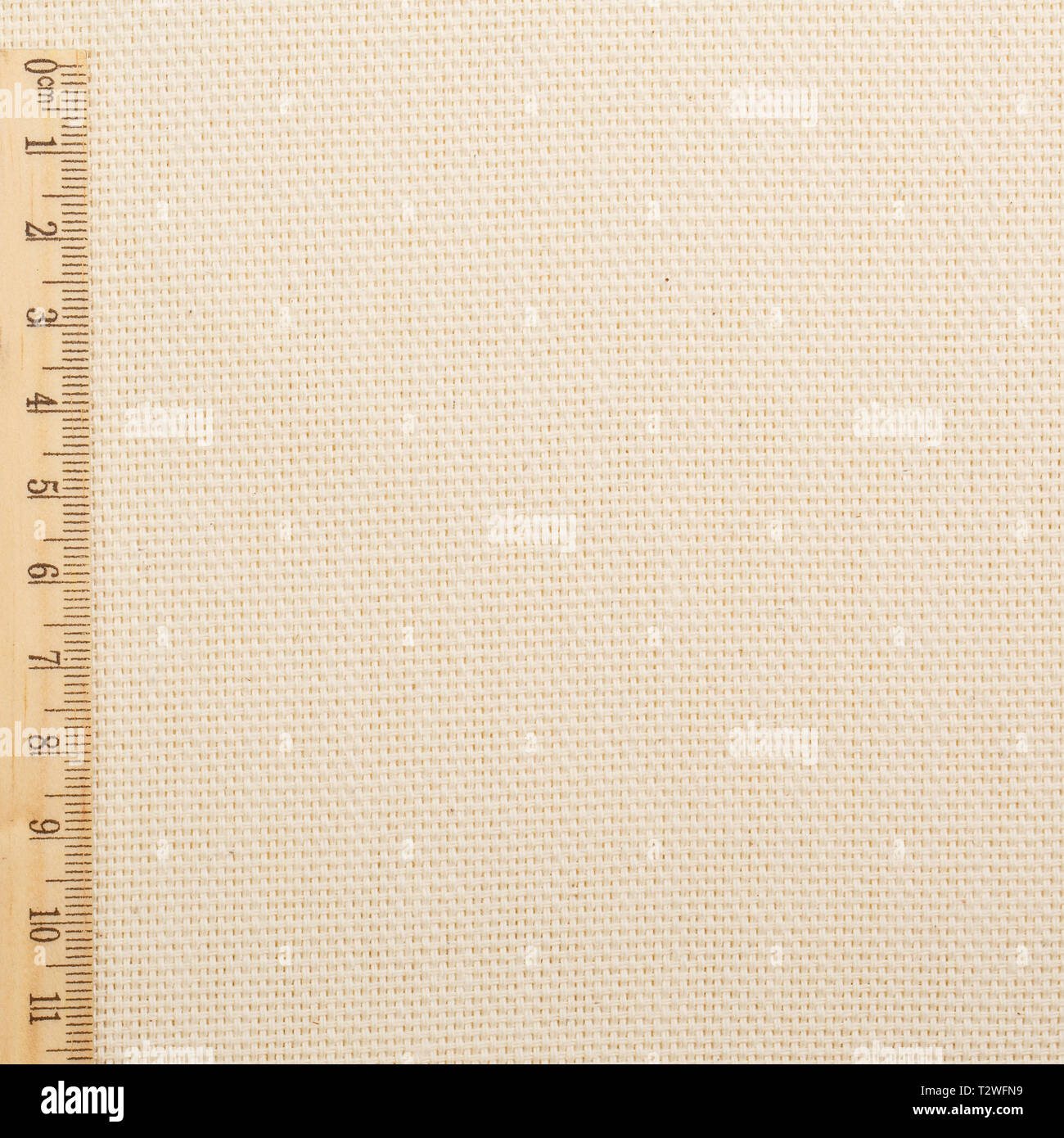 Cotton fabric in light yellow color for arts painting backdrop, sacking ...