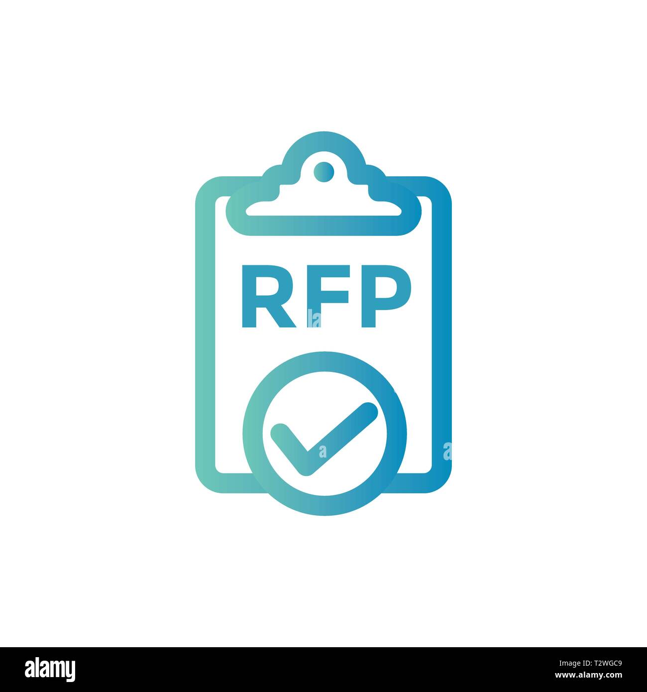 RFP Icon - request for proposal concept - idea Stock Vector Image & Art ...