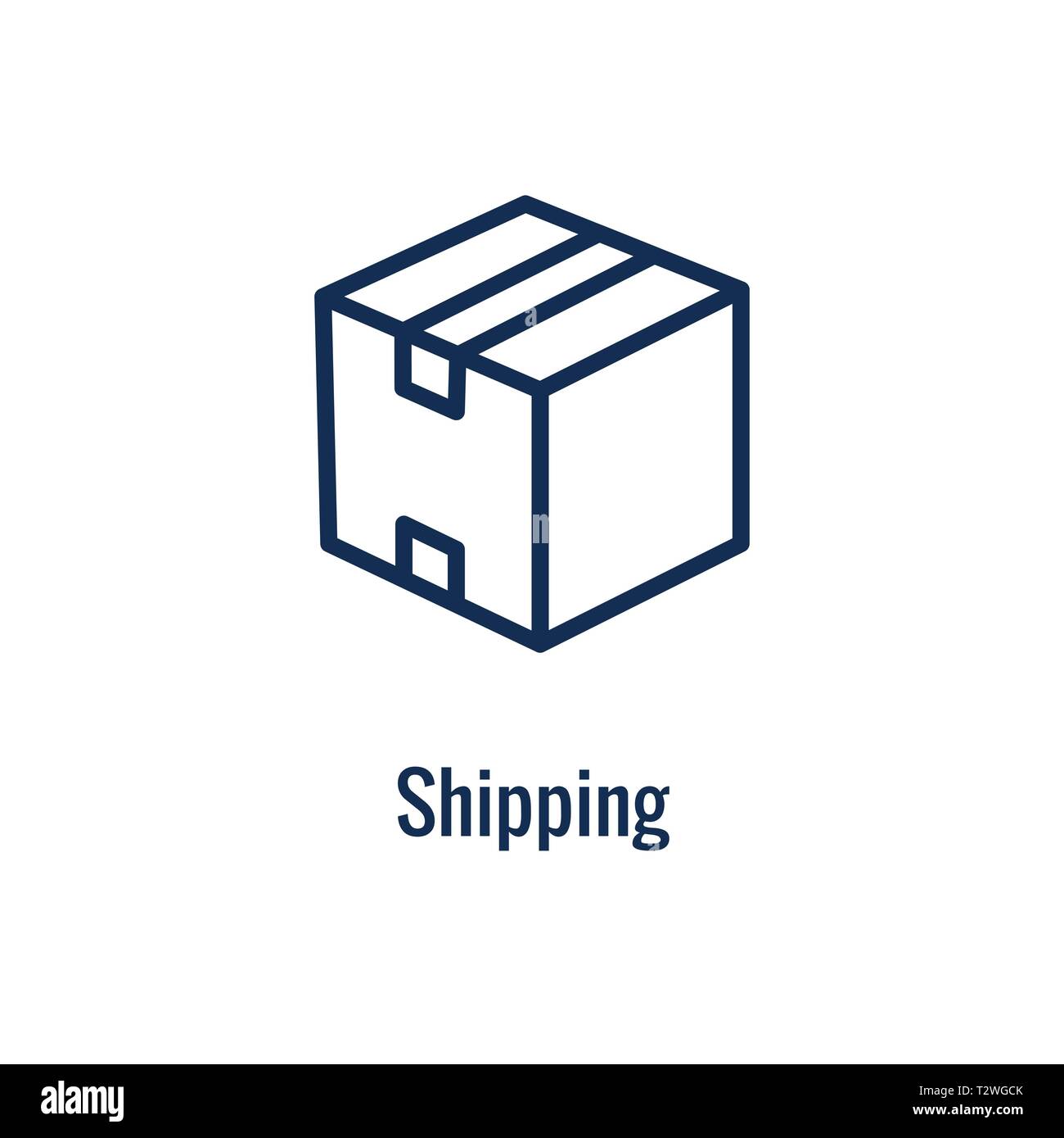 Shipping and Receiving Icon Set w Boxes, Warehouse, checklist, etc ...
