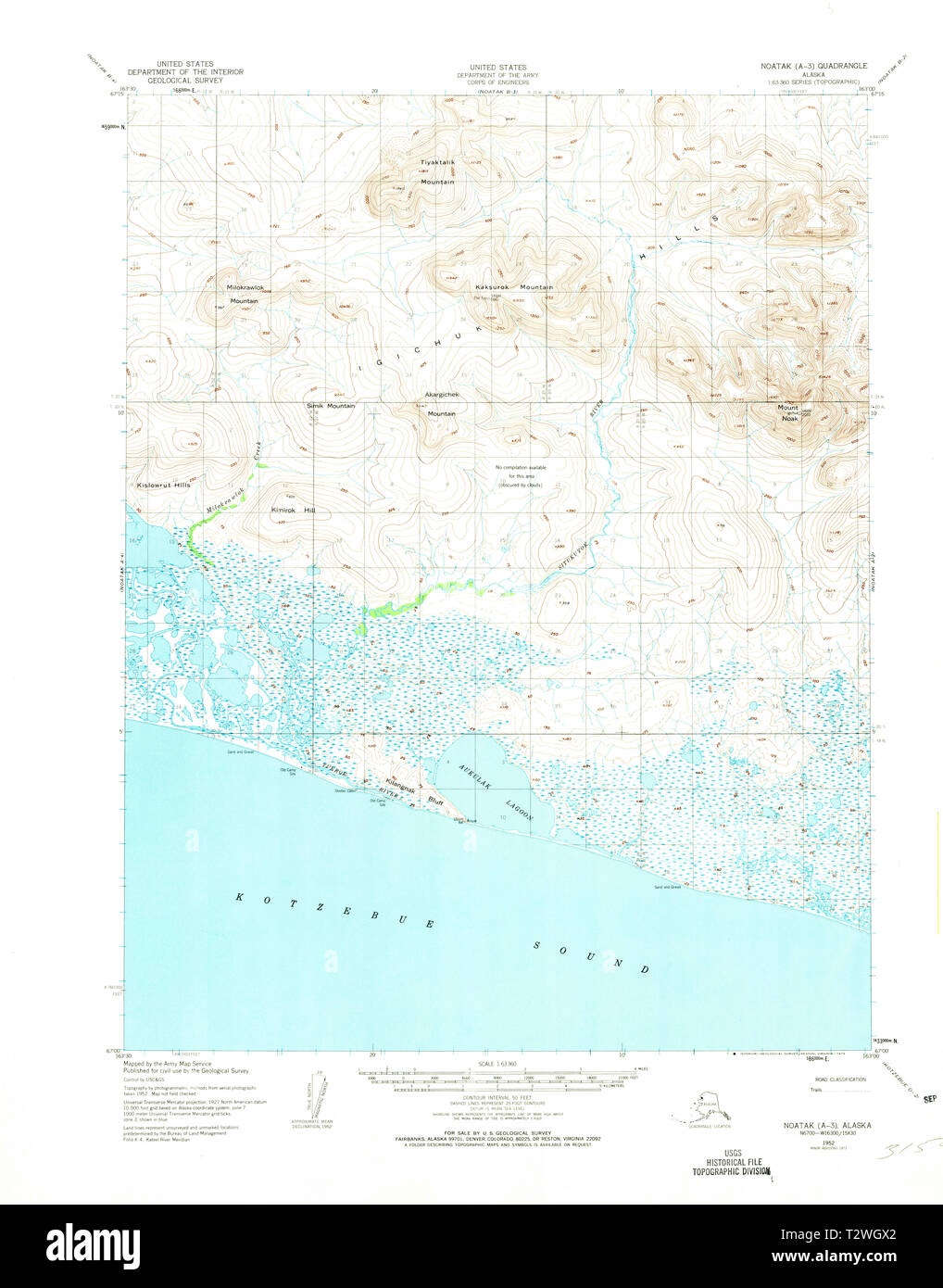 Map of noatak hi-res stock photography and images - Alamy