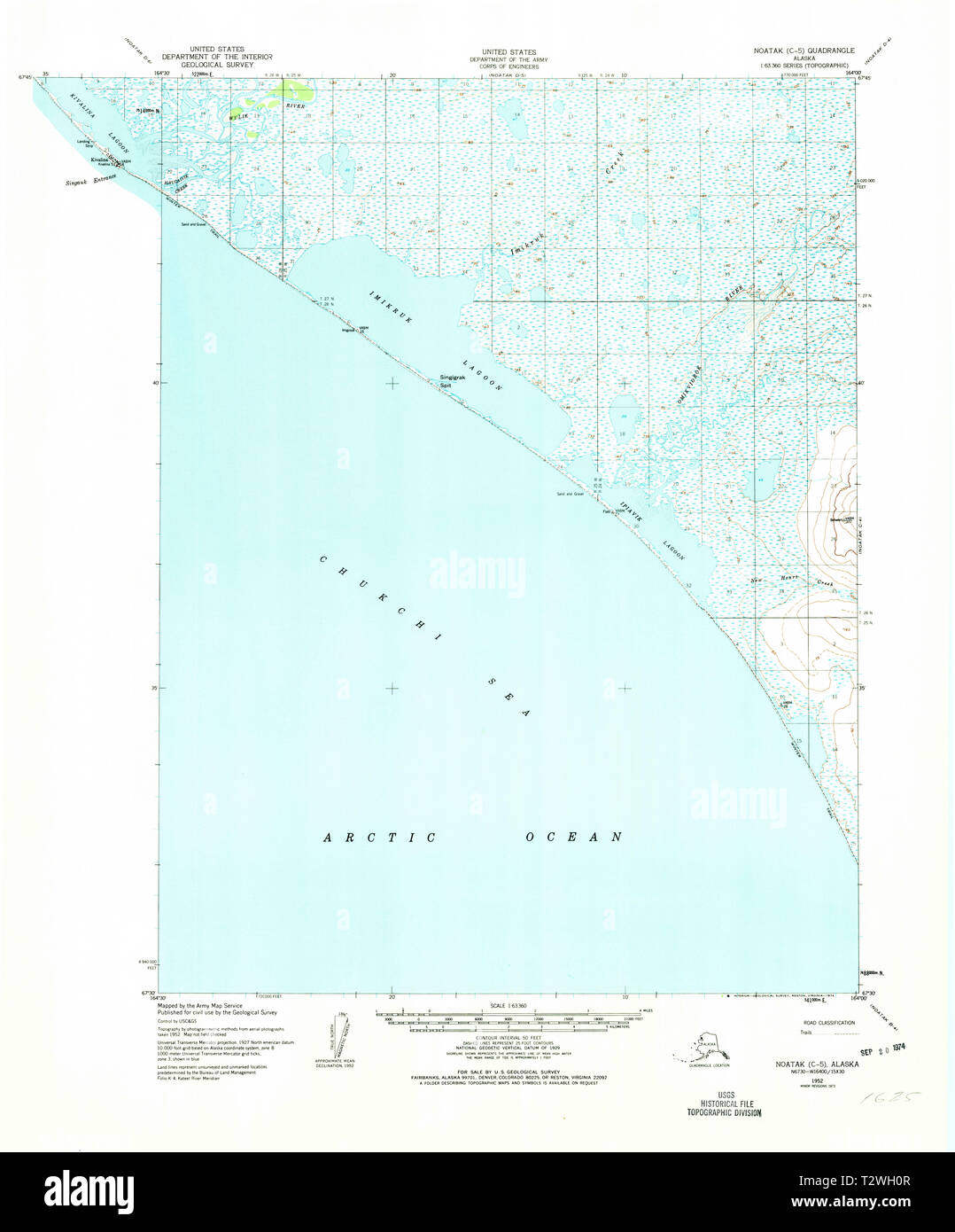 Map of noatak hi-res stock photography and images - Alamy
