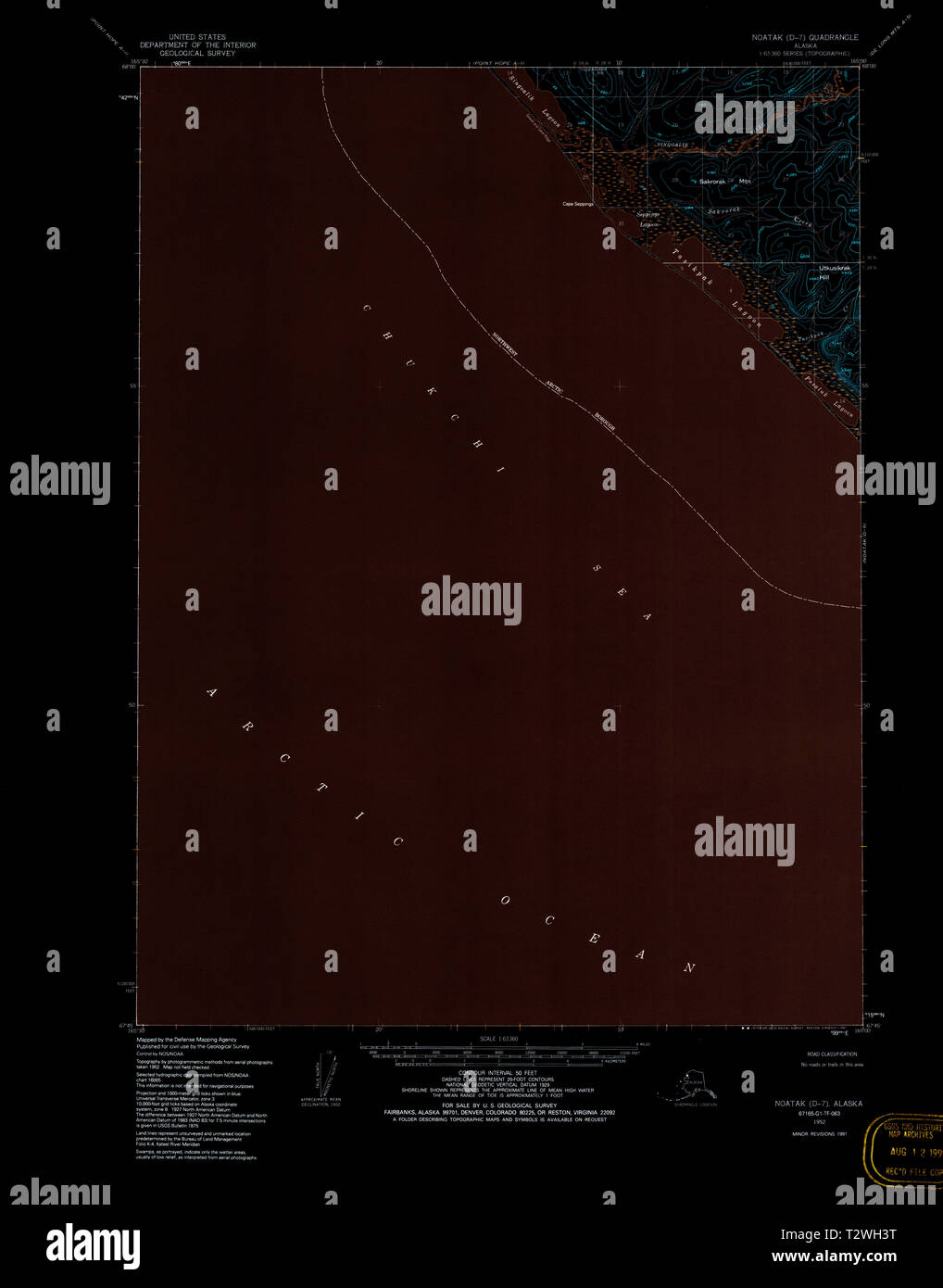 Map of noatak hi-res stock photography and images - Alamy