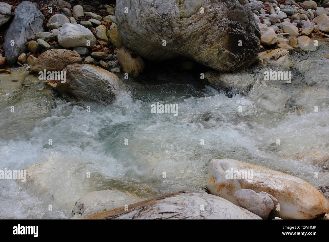 River and Springs in Pozar Thermal Baths Aridaia Greece Stock Photo - Alamy