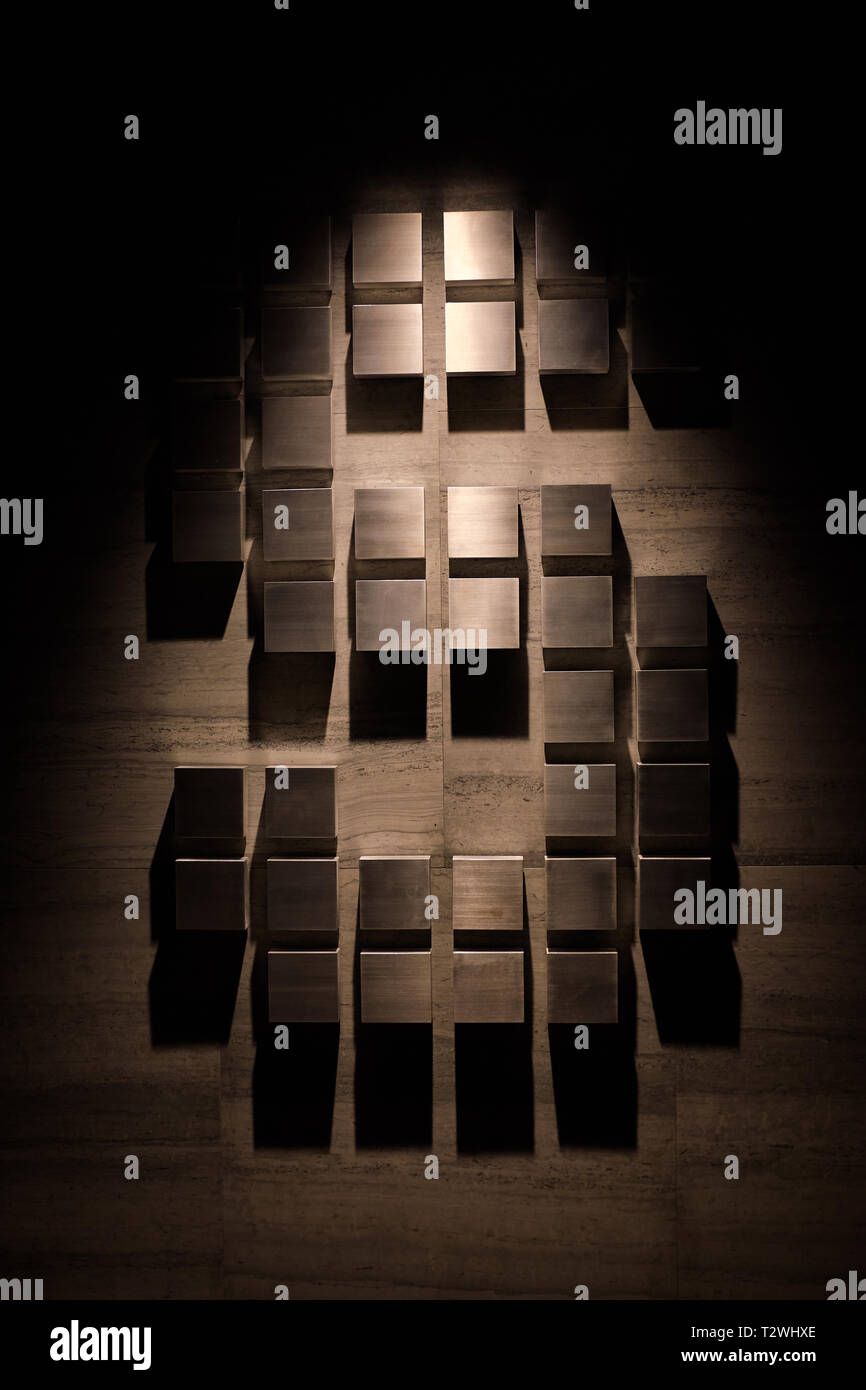 Pictured is Level 5 number five for a hotel Stock Photo - Alamy