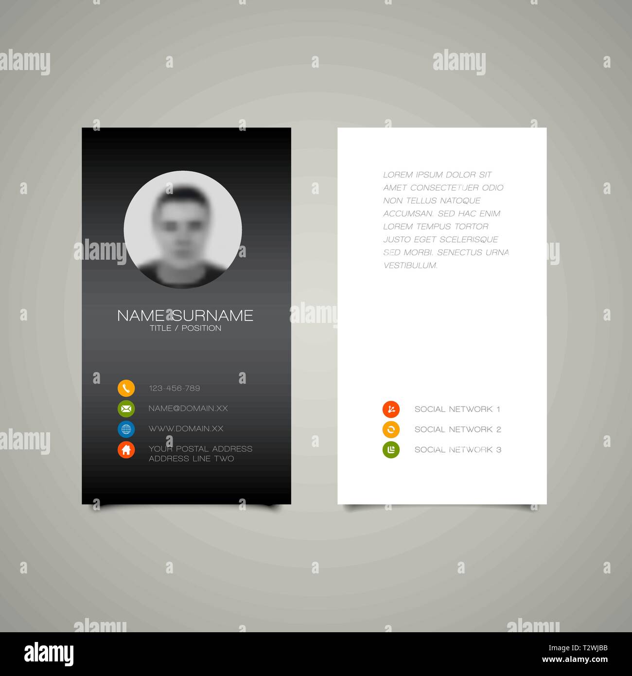 Modern dark user interface Stock Vector Images - Alamy
