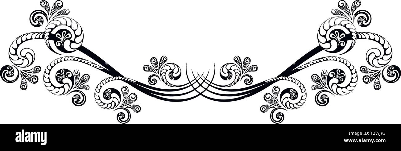 Black Side Border Design