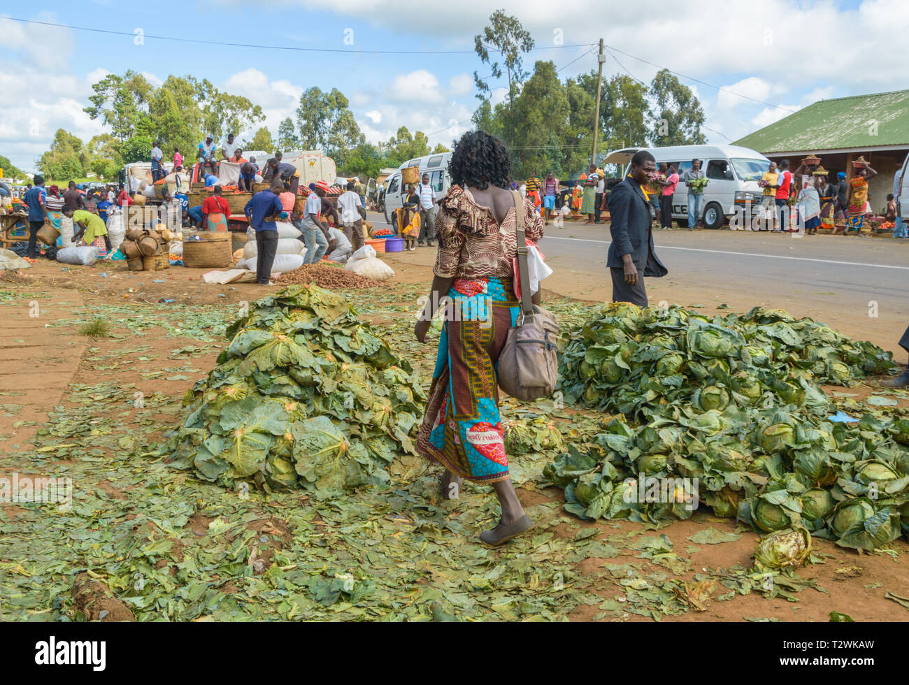 Malawi market hi-res stock photography and images - Alamy