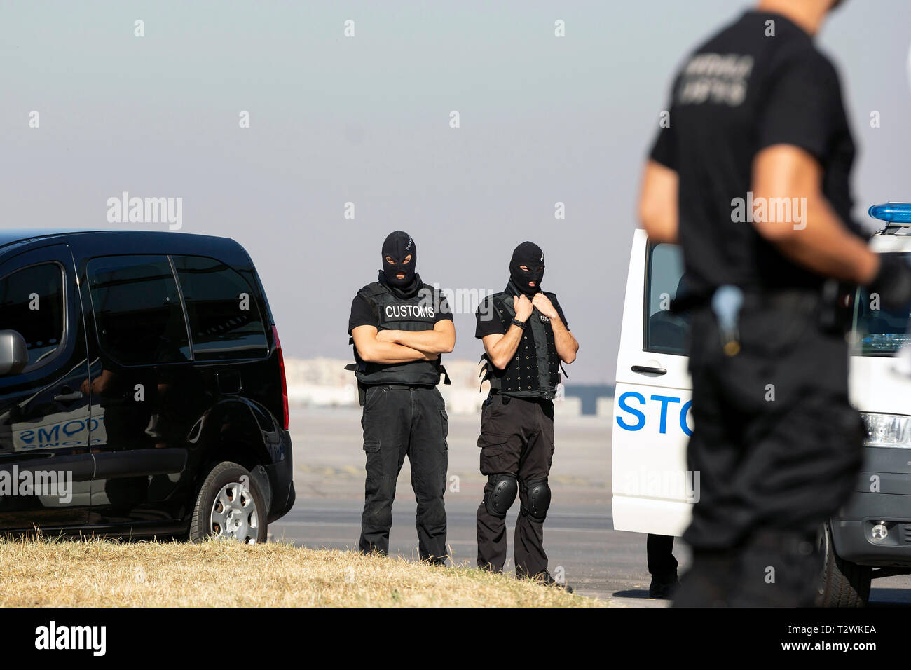 Customs and border protection officers and Drug enforcement ...
