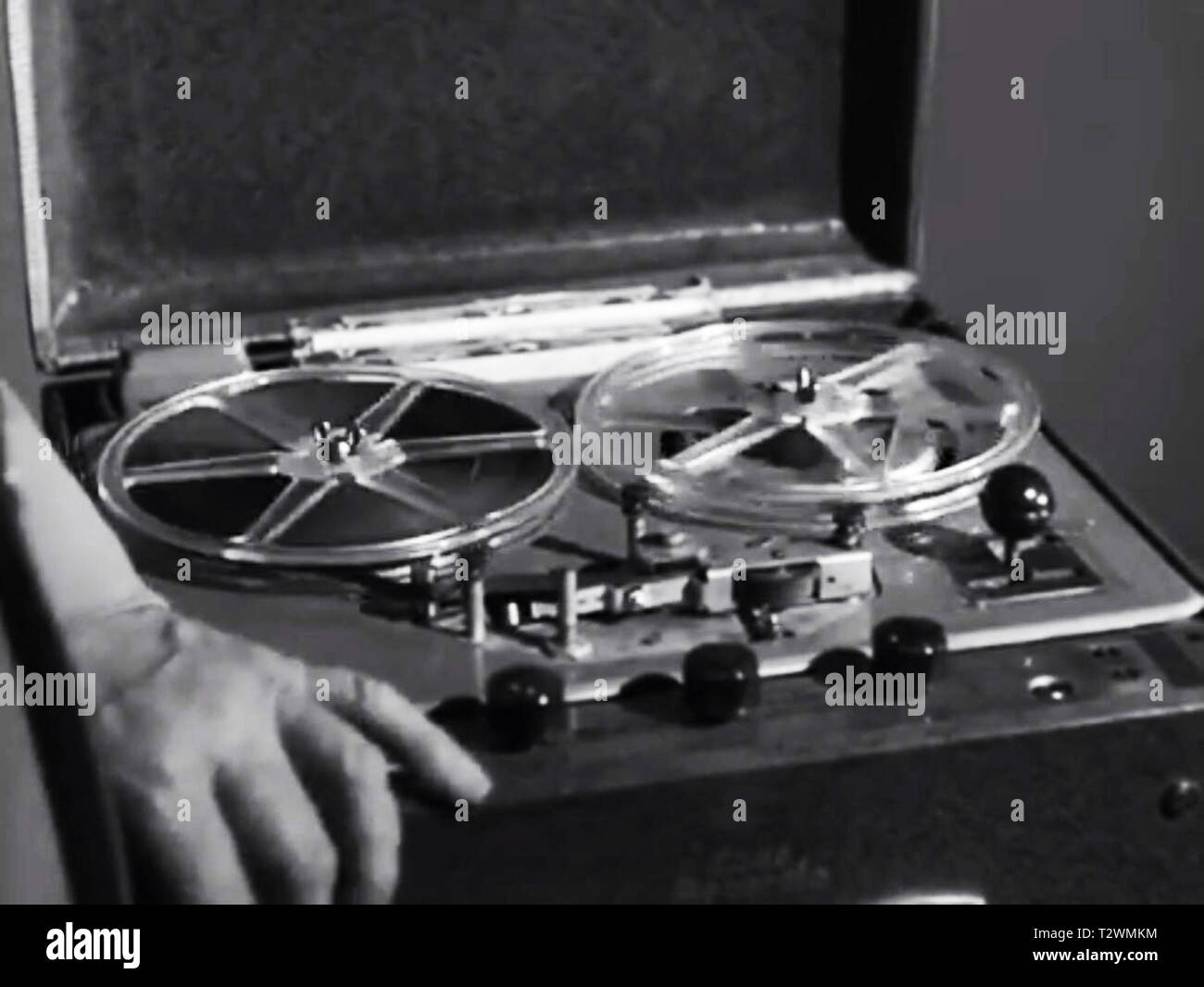 Reel to reel player Stock Photo - Alamy