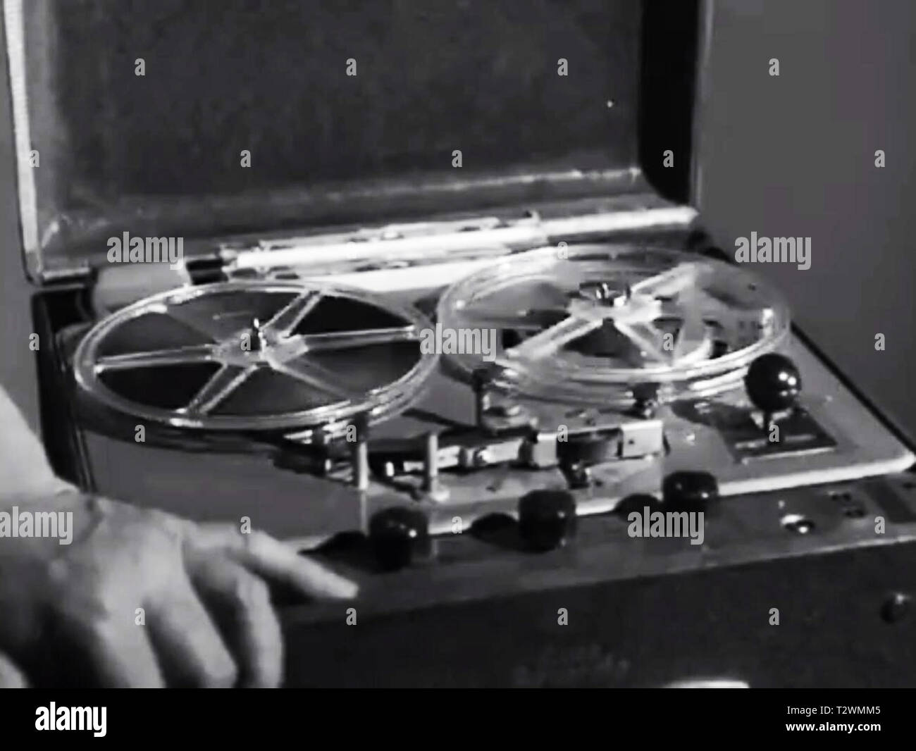 Reel to reel player Stock Photo - Alamy