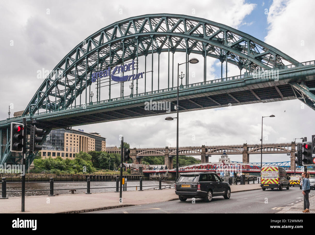 Newcastle road sign hi-res stock photography and images - Alamy