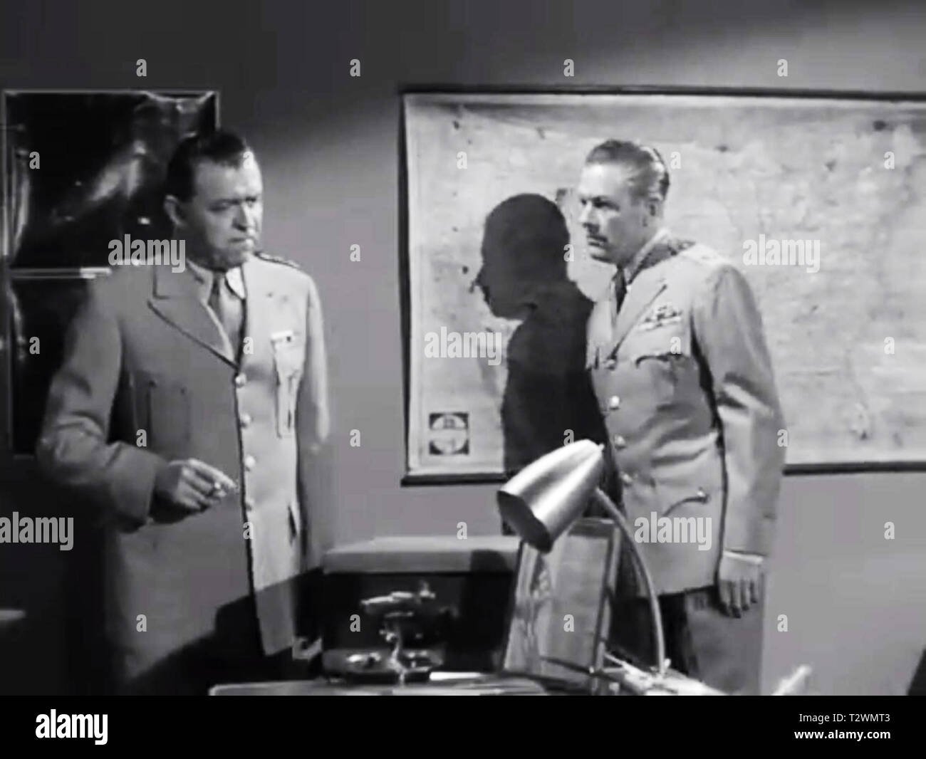 Army and navy screen from Plan 9 From Outer space - Lyle Talbot - Ed ...