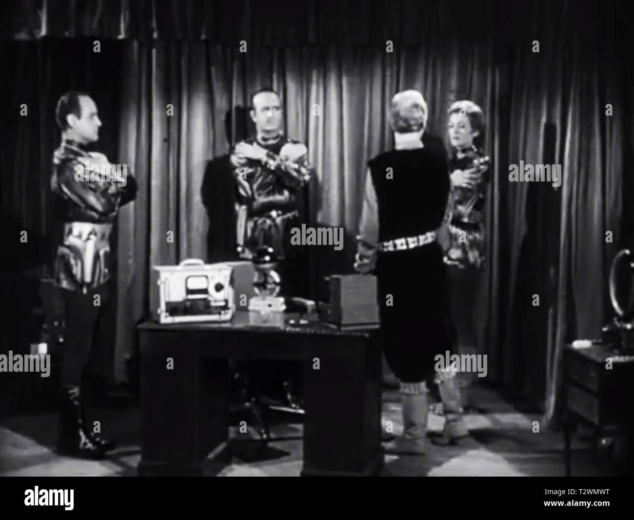 Screenshot of the Aliens from Plan 9 From outer Space Stock Photo - Alamy