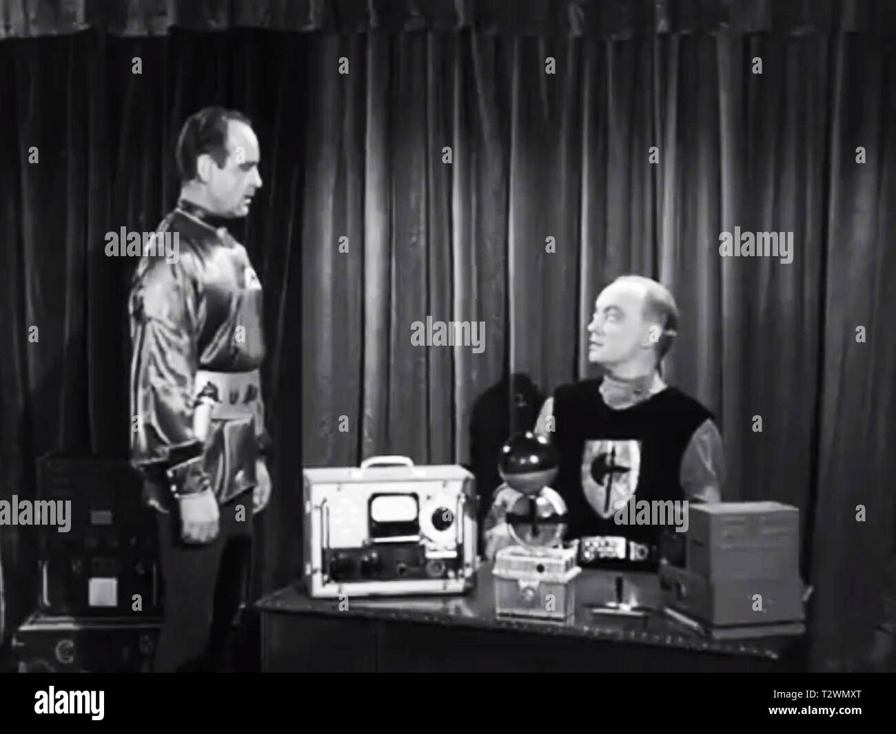 Screenshot of the Aliens from Plan 9 From outer Space Stock Photo - Alamy