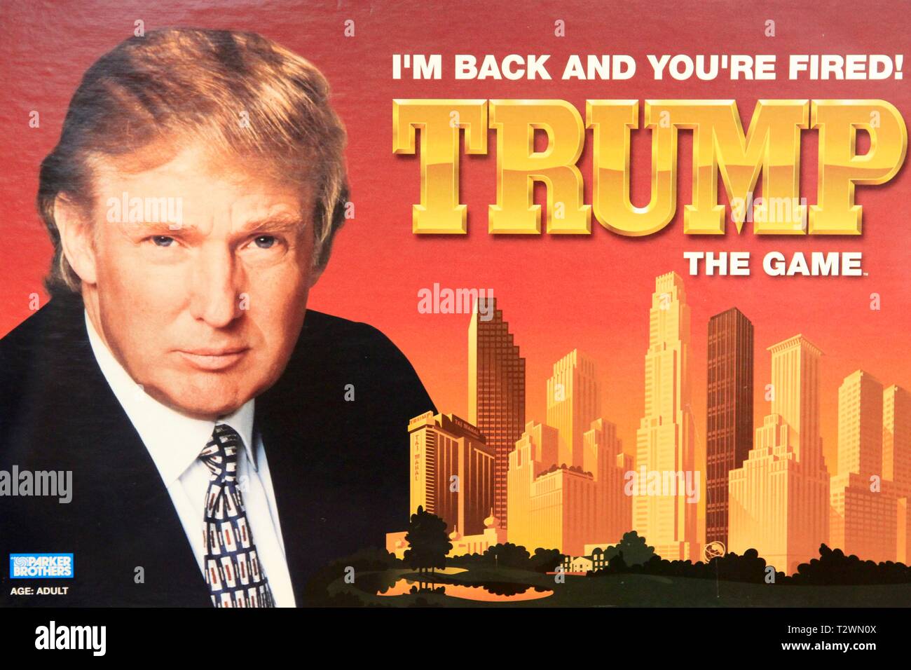 Donald Trump s board game, published in 1989 and exhibited at the Saint ...