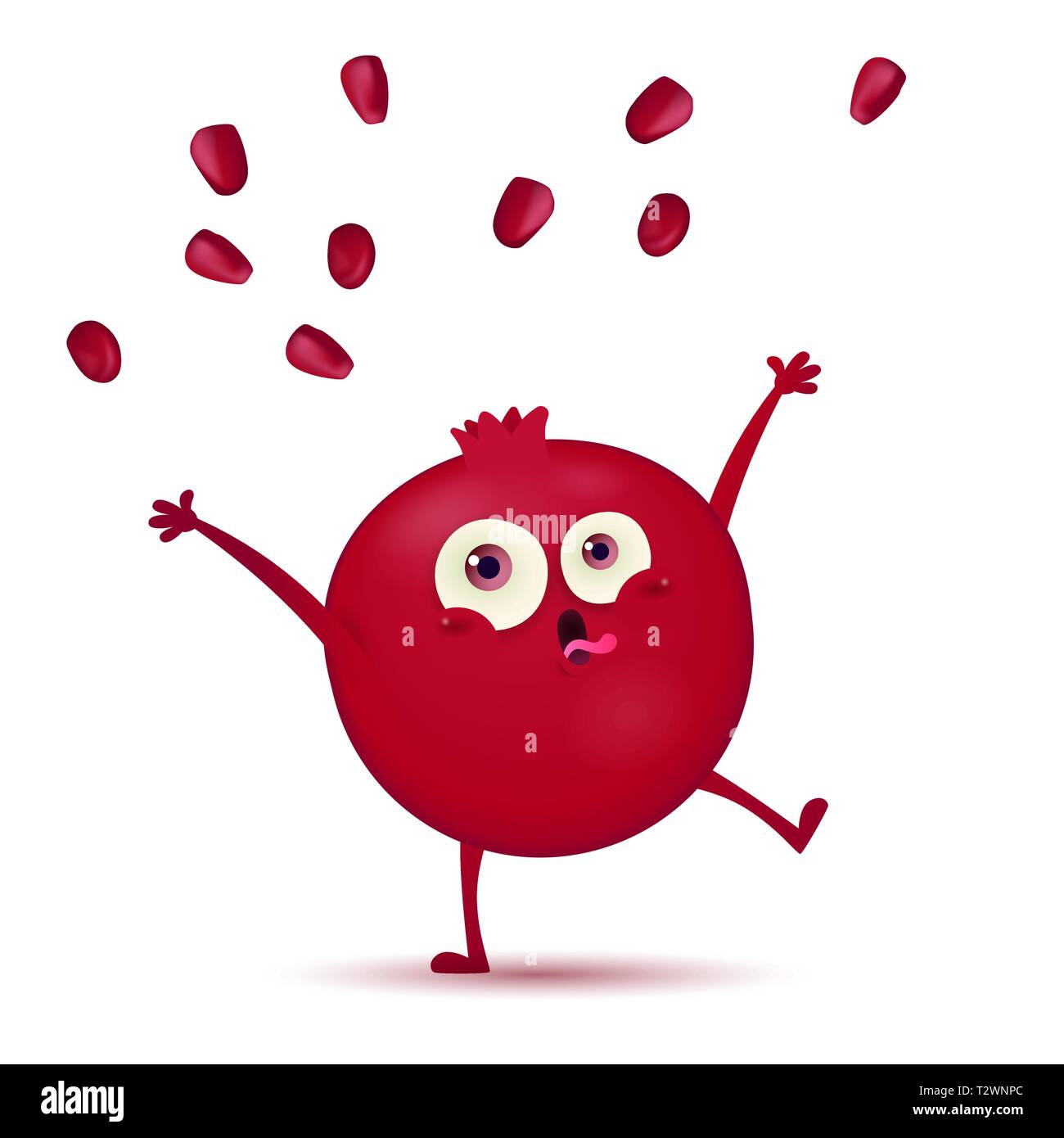 Throwing fruit Stock Vector Images - Alamy