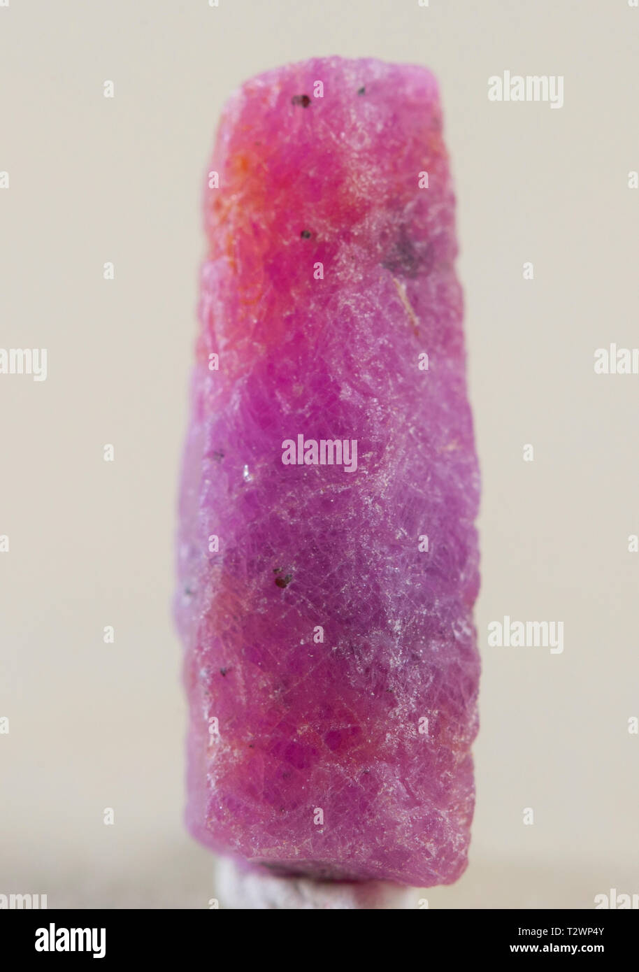 ruby mineral specimen Stock Photo - Alamy
