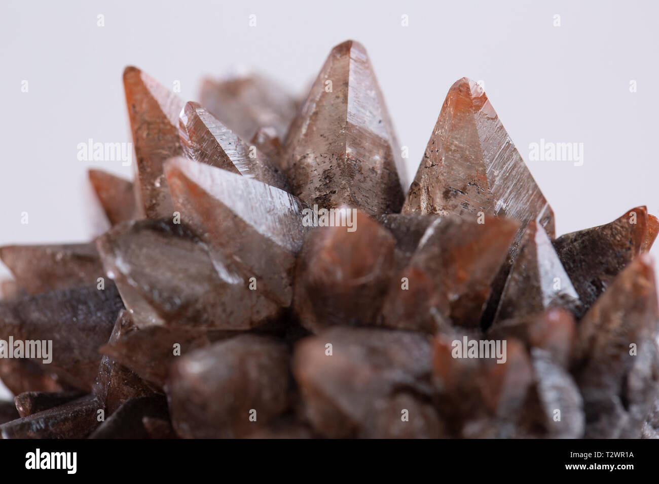 calcite mineral specimen geology rock quartz crystal gem Stock Photo ...