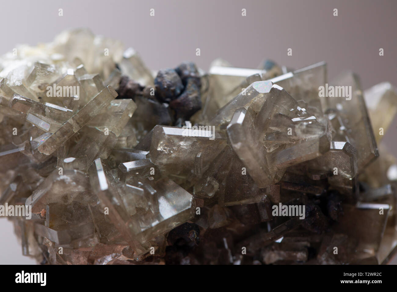 mineral specimen gem geology quartz Stock Photo - Alamy