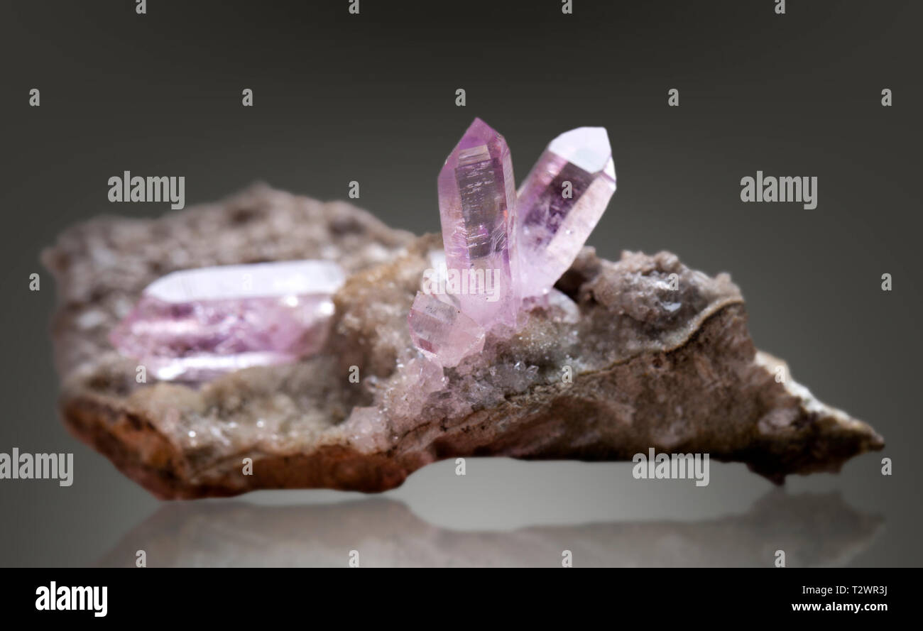 amethyst mineral specimen Stock Photo - Alamy