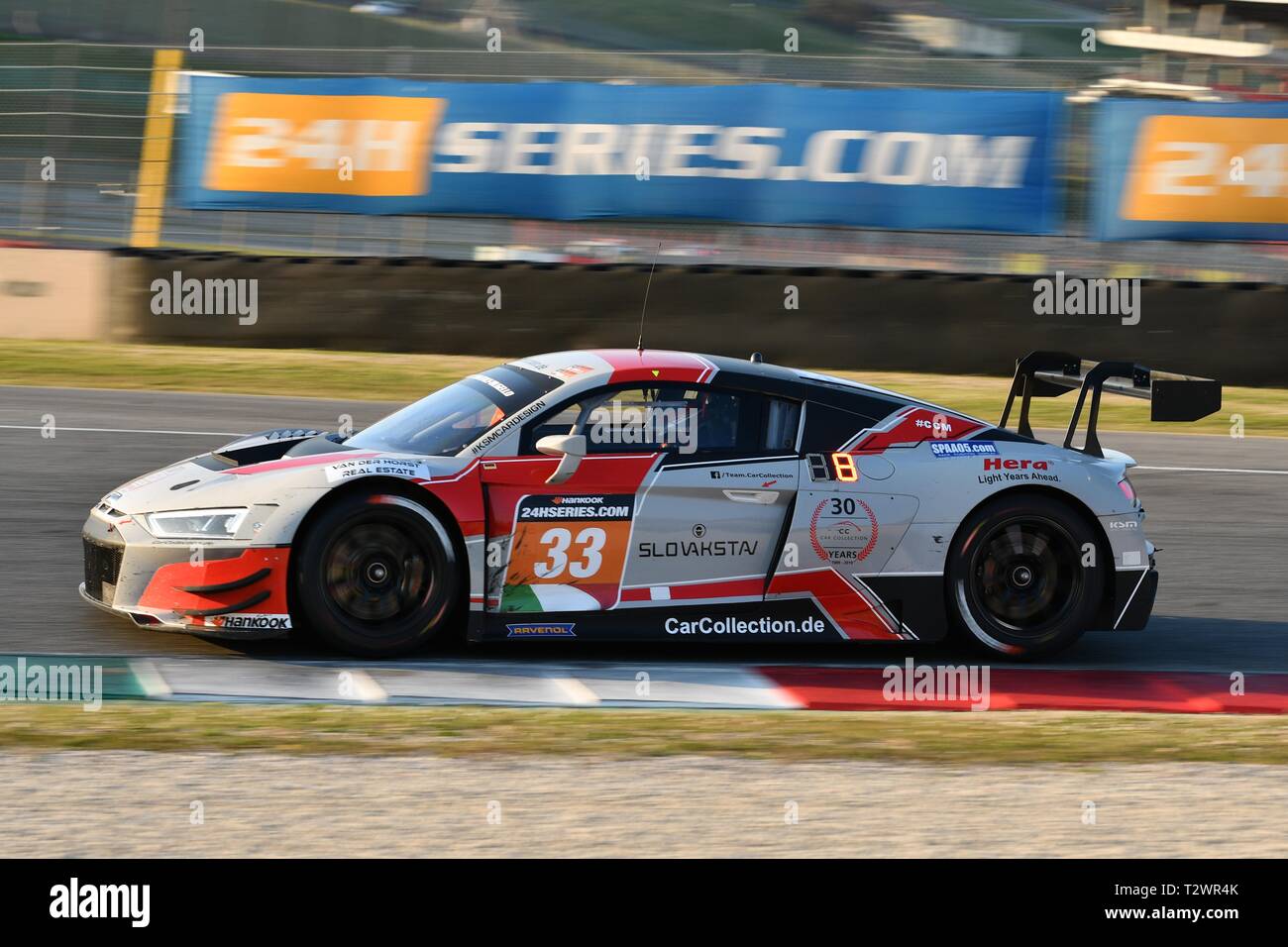 Italy - 29 March, 2019: Audi R8 LMS 2019 of Car Collection Motorsport ...