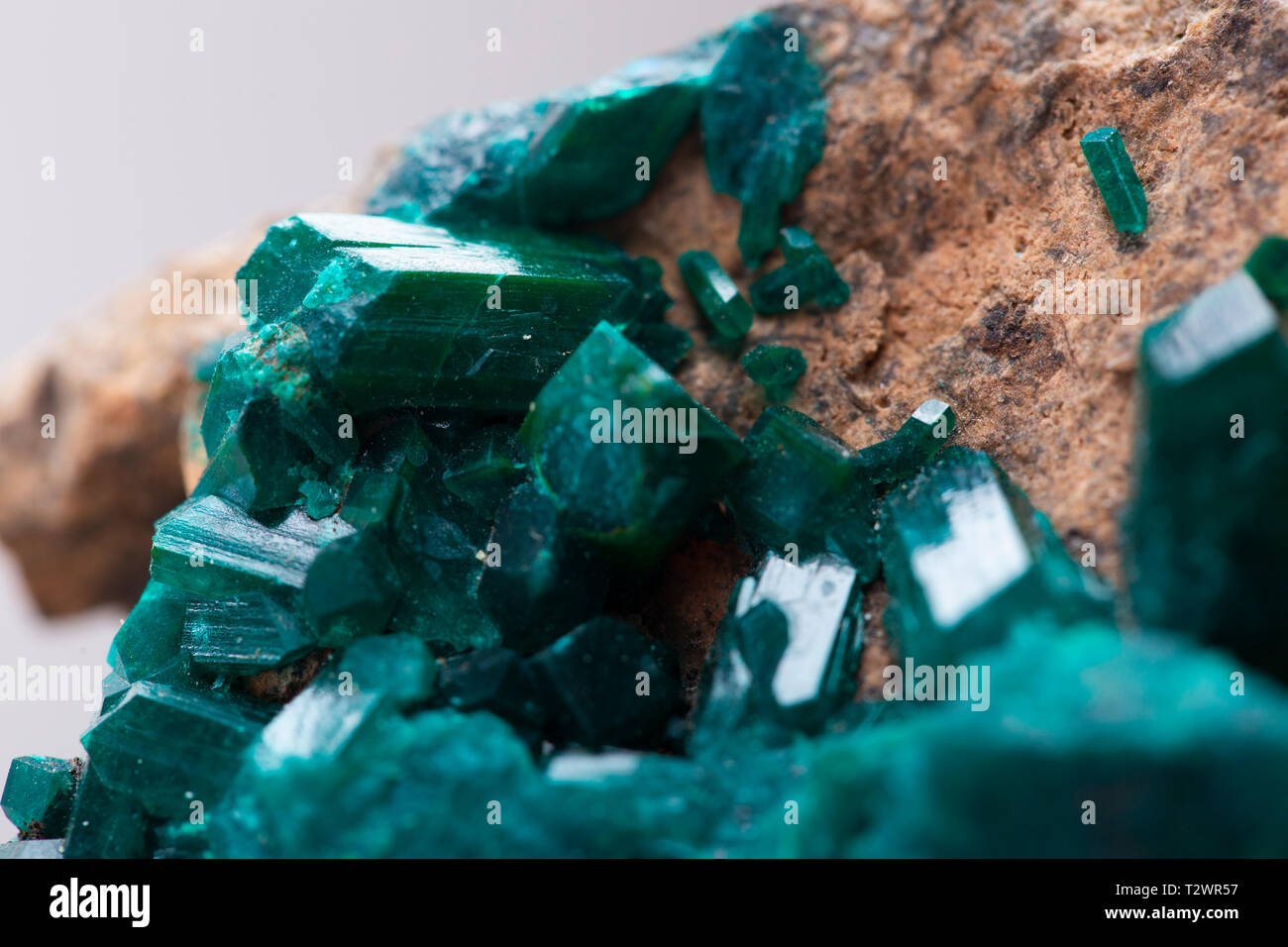 diopside mineral specimen Stock Photo - Alamy