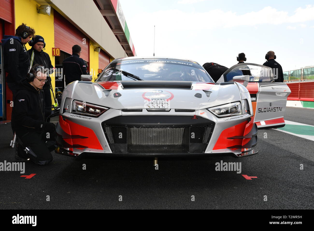 Italy - 29 March, 2019: Audi R8 LMS 2019 of Car Collection Motorsport ...