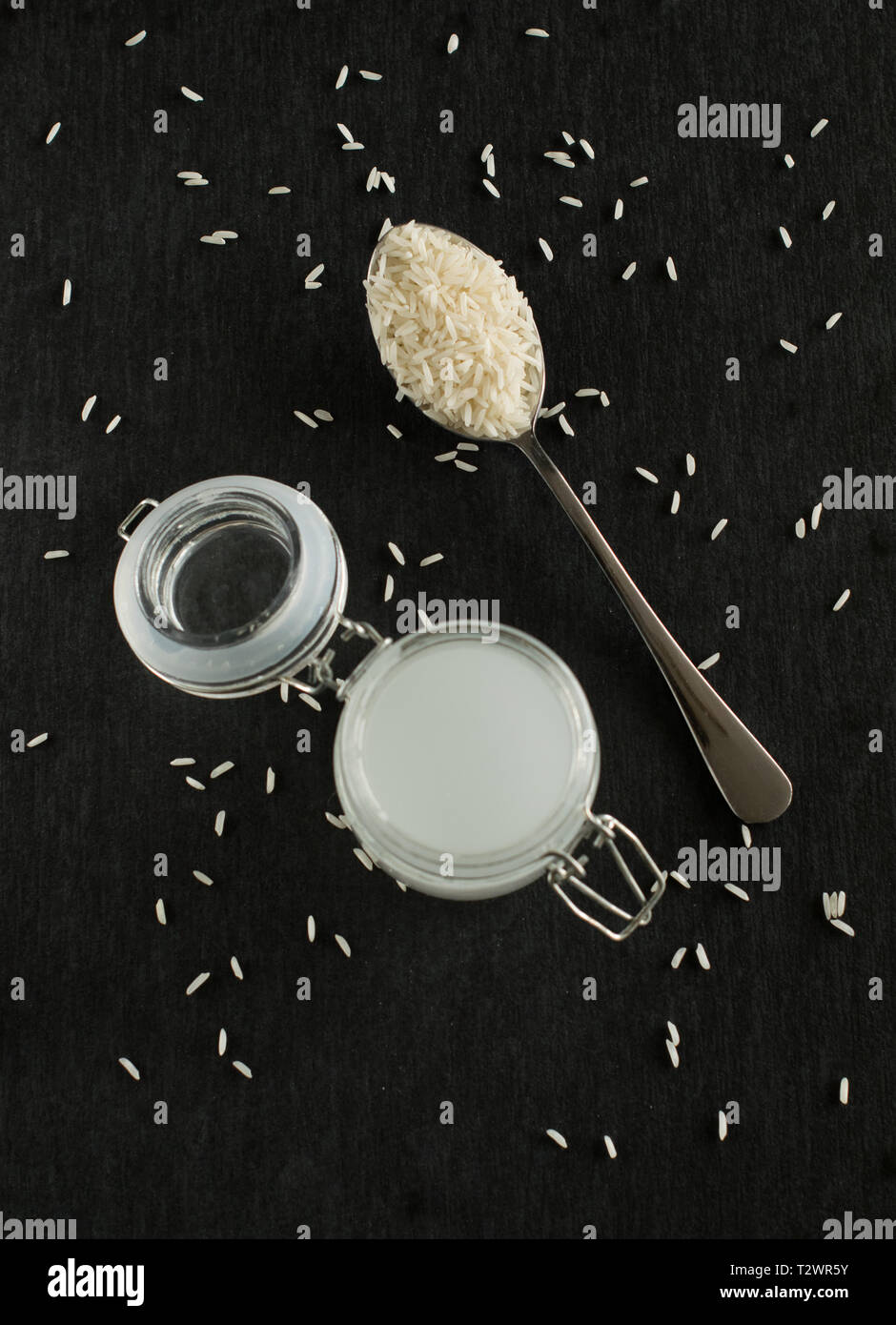 White rice water hi-res stock photography and images - Alamy