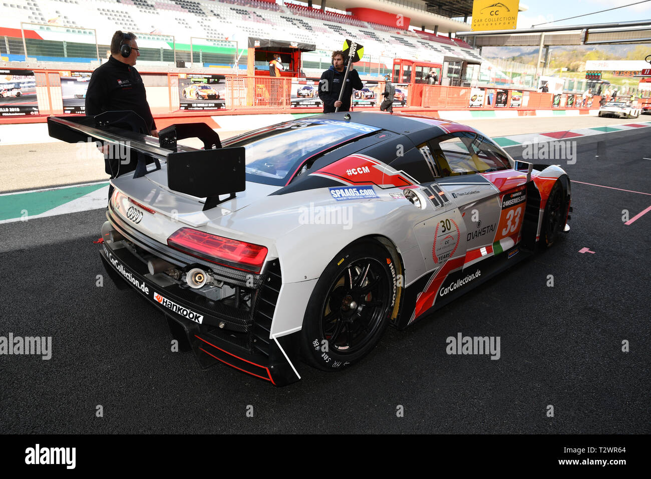 Italy - 29 March, 2019: Audi R8 LMS 2019 of Car Collection Motorsport ...