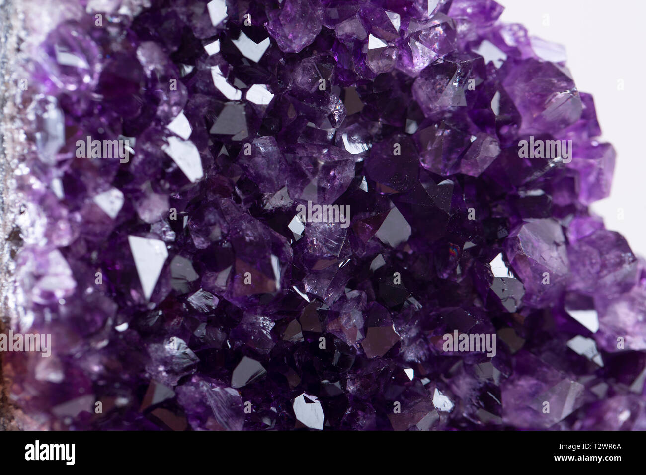 amethyst mineral specimen Stock Photo - Alamy