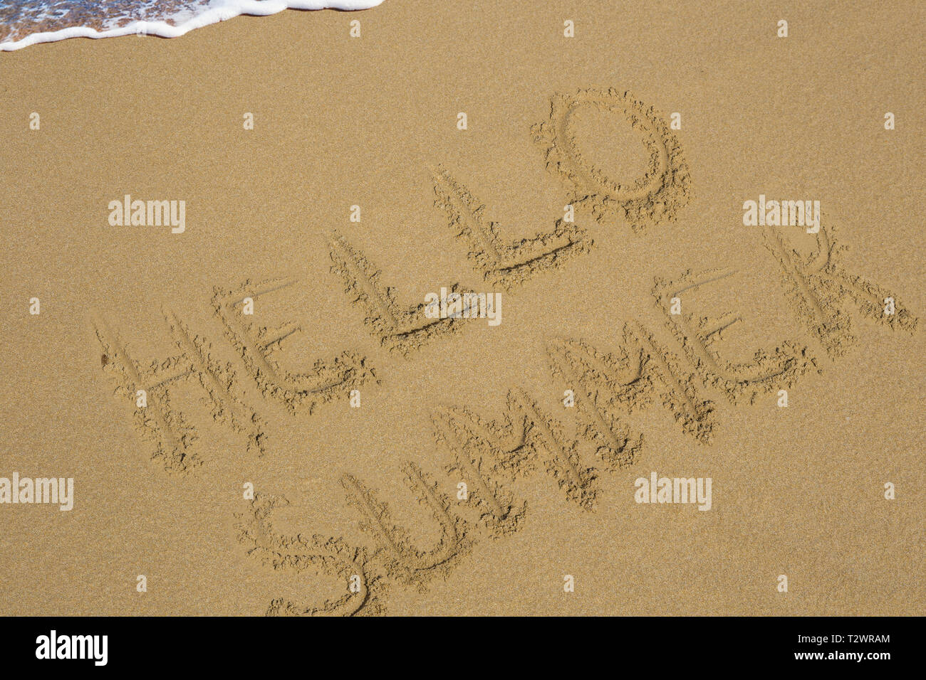 Summer beach holiday logo hi-res stock photography and images - Alamy