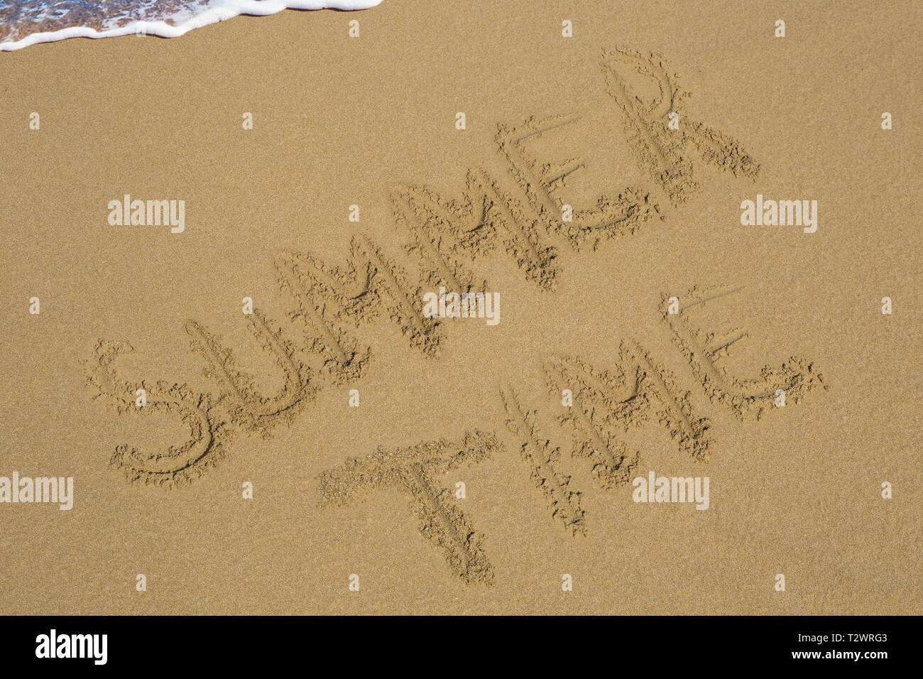 Time travel calligraphy lettering hi-res stock photography and images ...