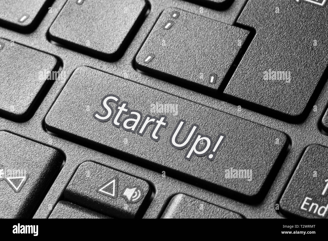 start up pc button Stock Photo - Alamy