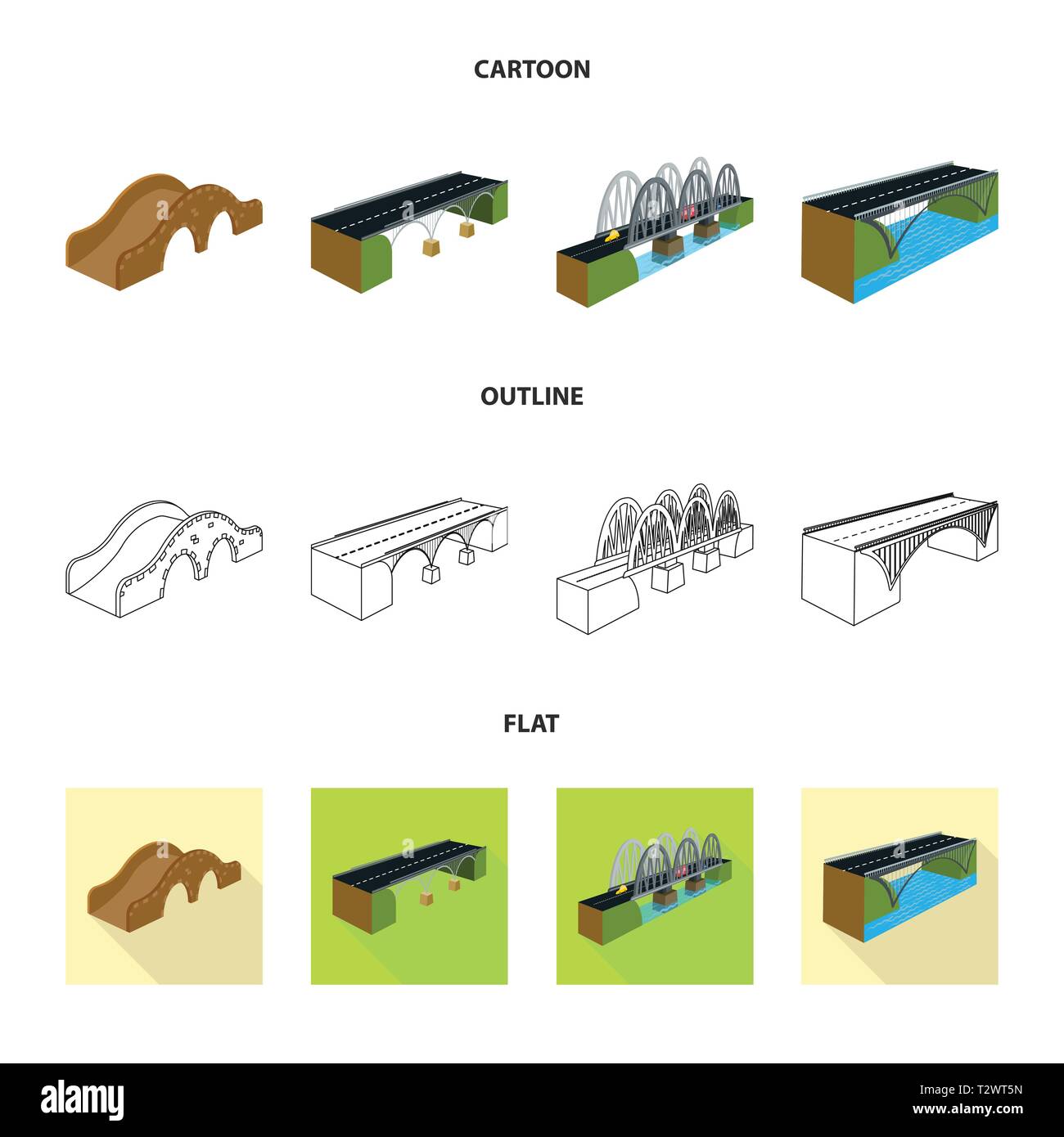 Bridge mounted train hi-res stock photography and images - Alamy
