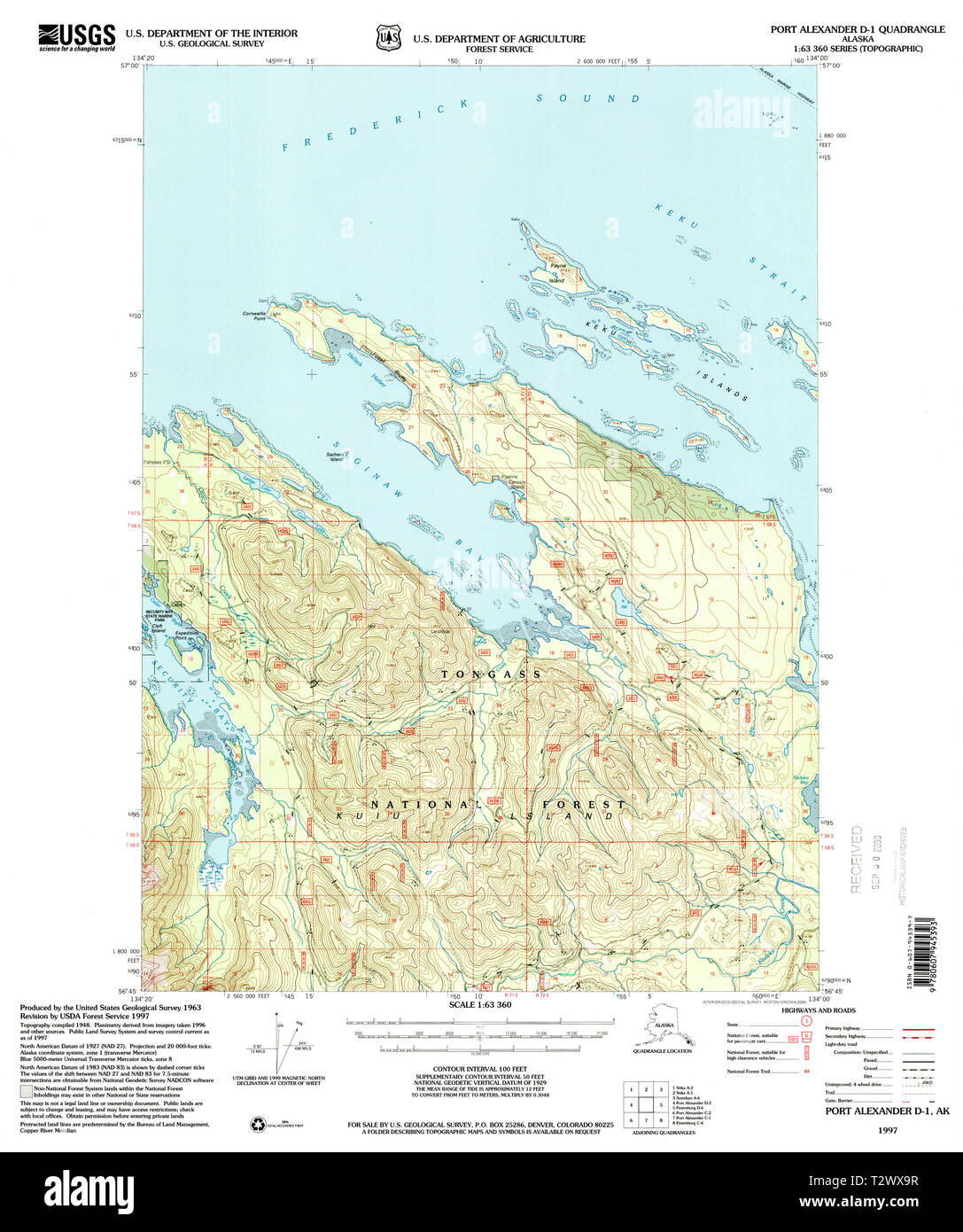 Map of port alexander hi-res stock photography and images - Alamy