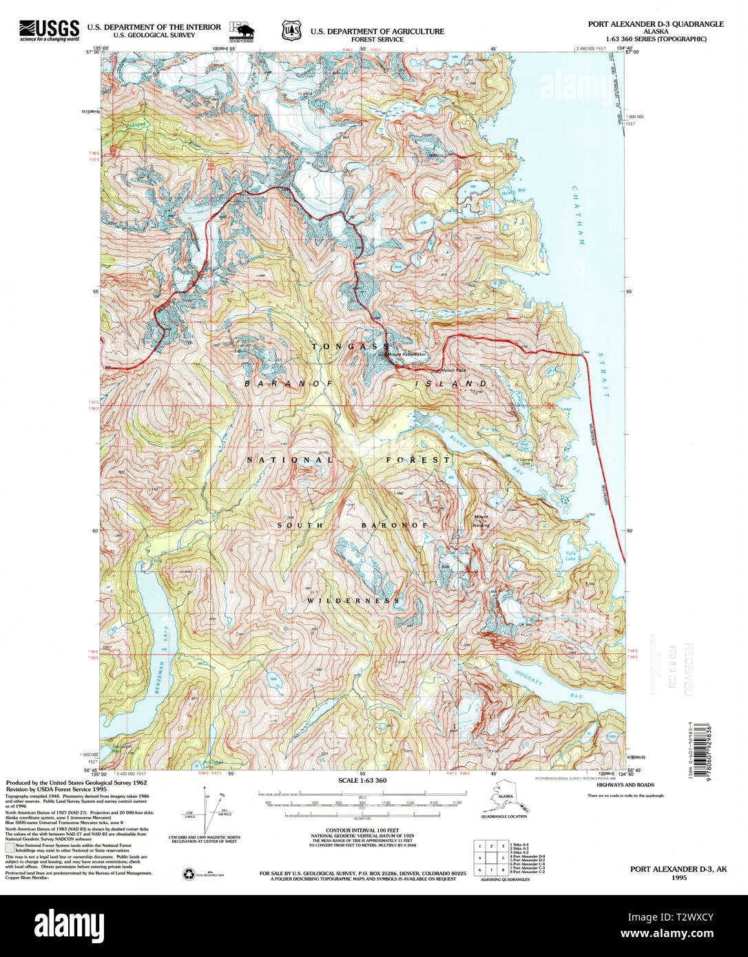 Map of port alexander hi-res stock photography and images - Alamy