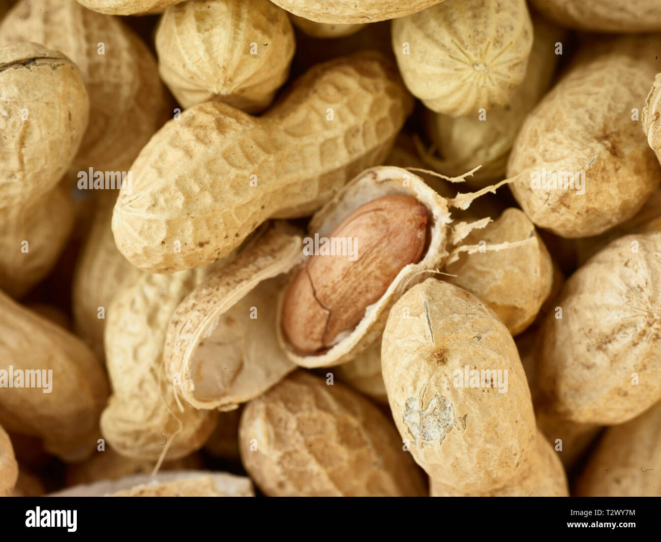 Peanuts food still-life Stock Photo - Alamy