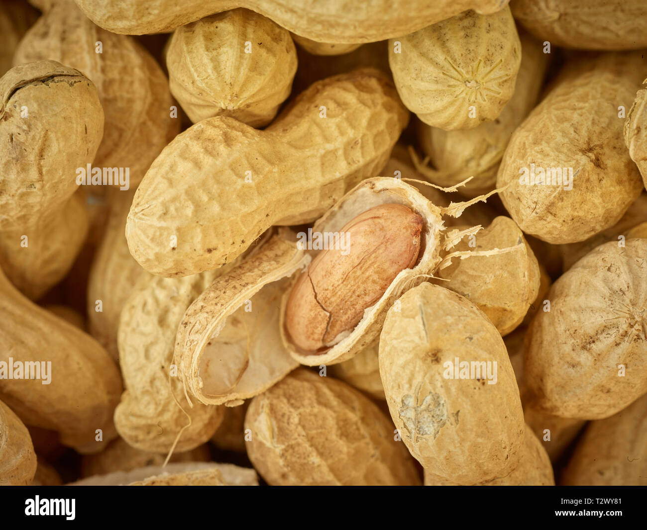 Peanuts food still-life Stock Photo - Alamy