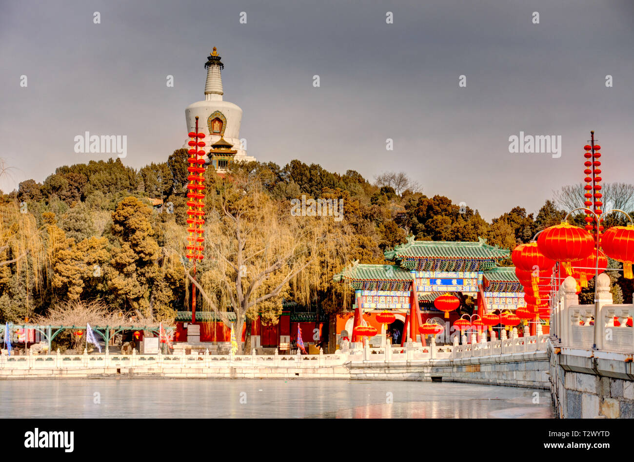 Beihai Park, Beijing, China Stock Photo - Alamy