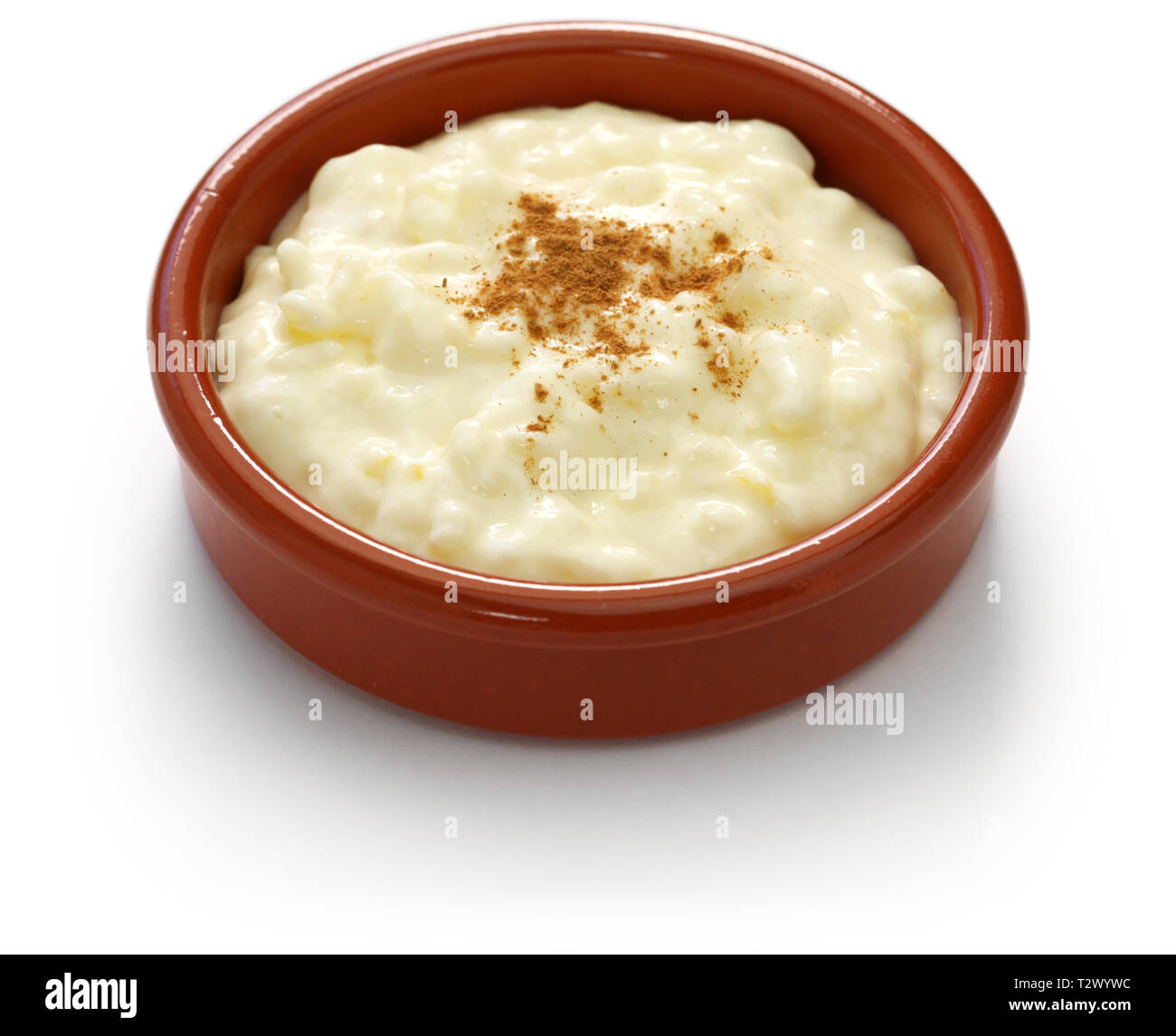 homemade spanish rice pudding dessert, arroz con leche Stock Photo - Alamy
