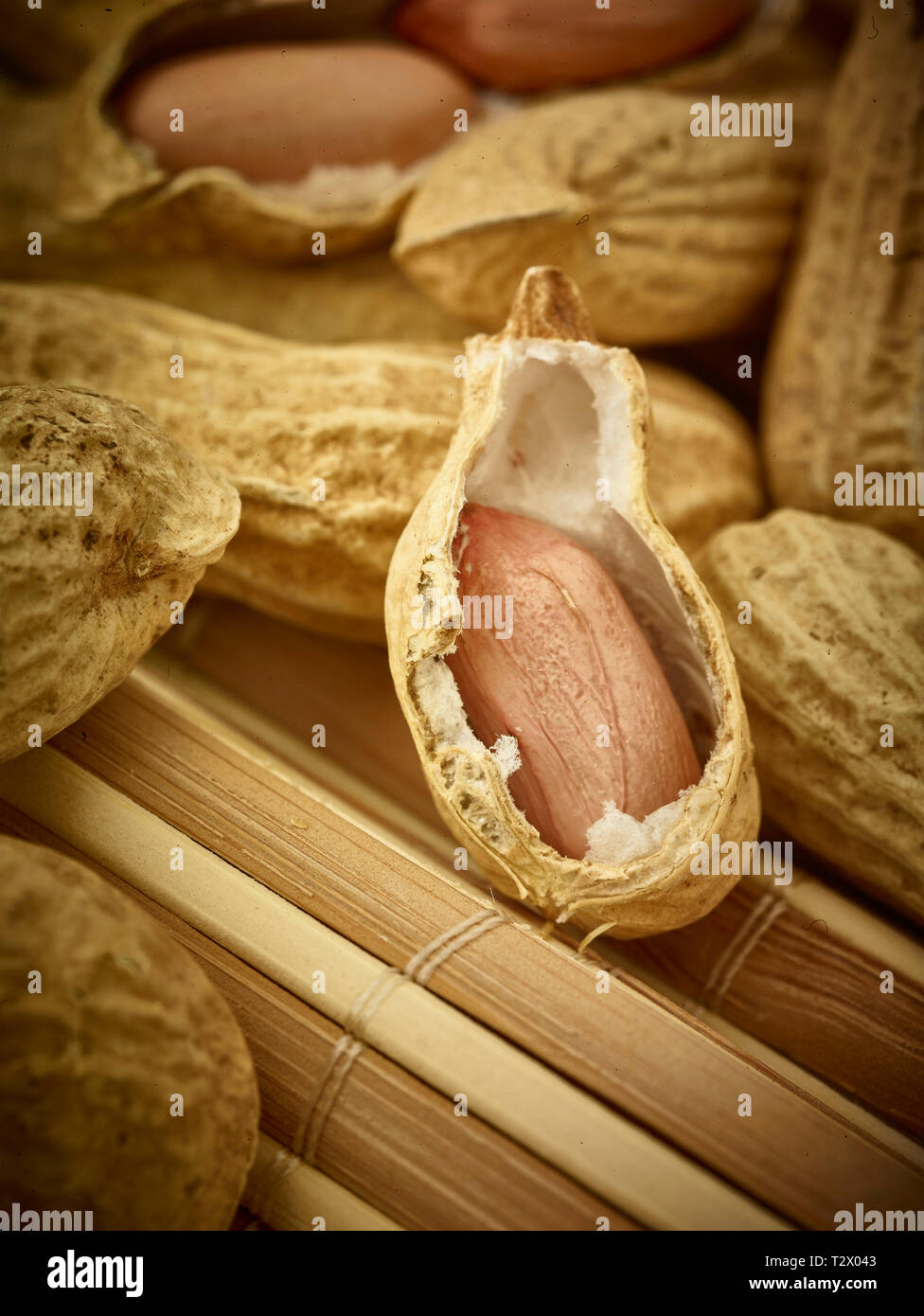 Peanuts food still-life Stock Photo - Alamy