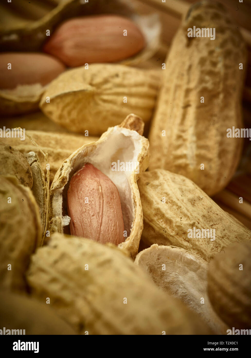 Peanuts food still-life Stock Photo - Alamy