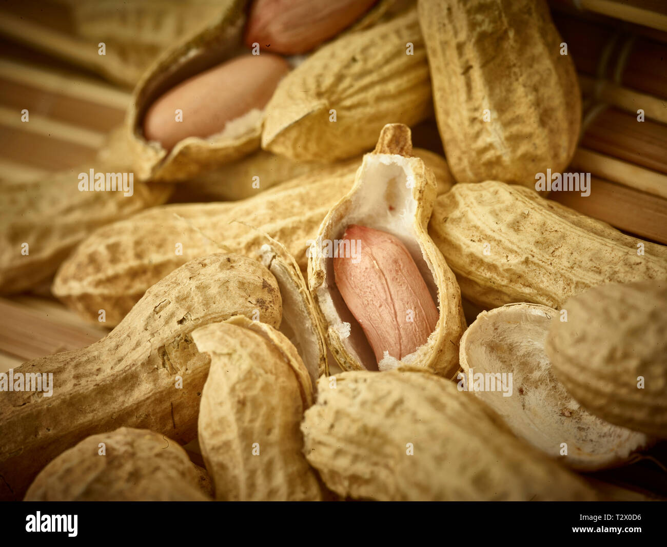 Peanuts food still-life Stock Photo - Alamy