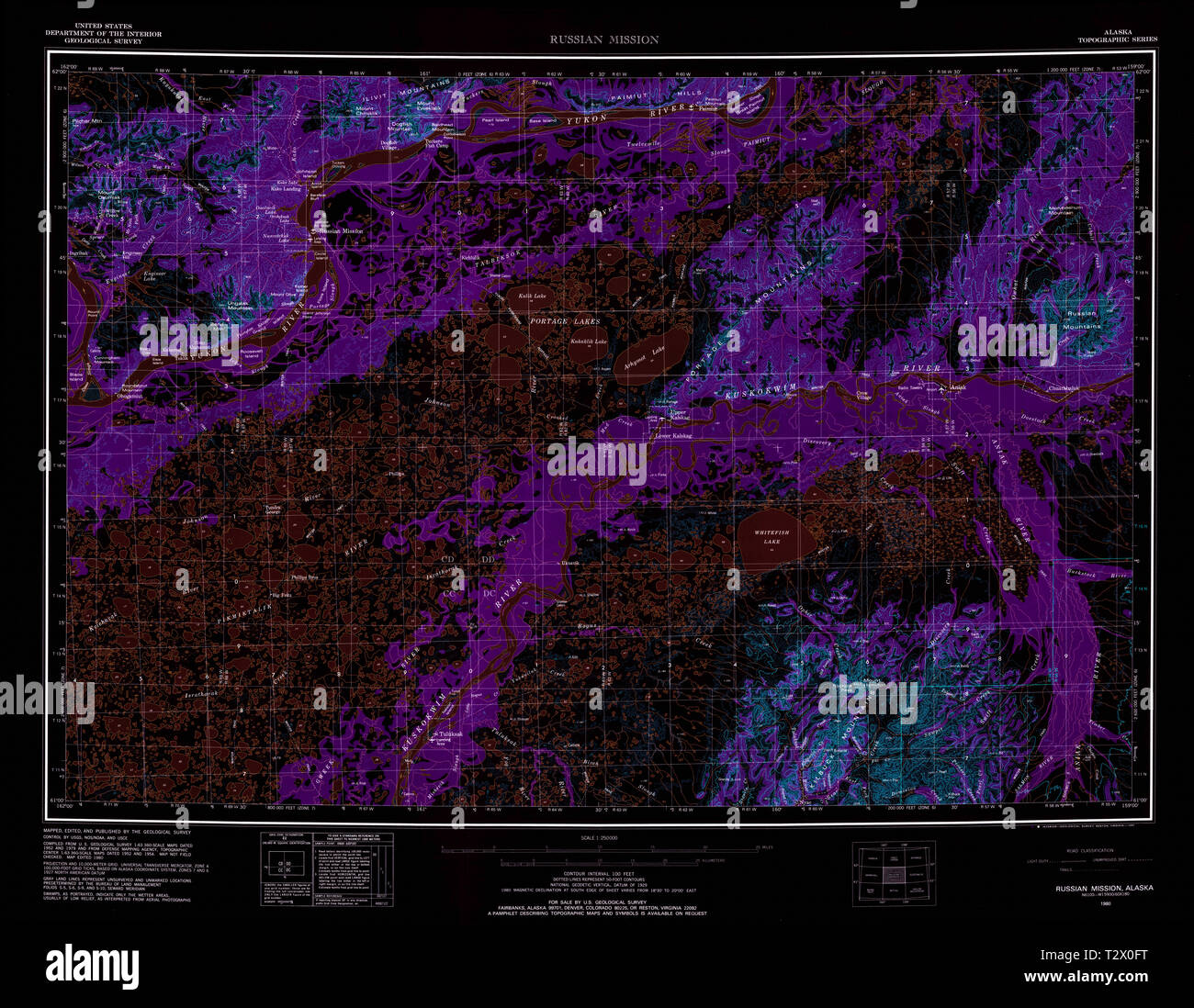 Russian topographical map hi-res stock photography and images - Alamy