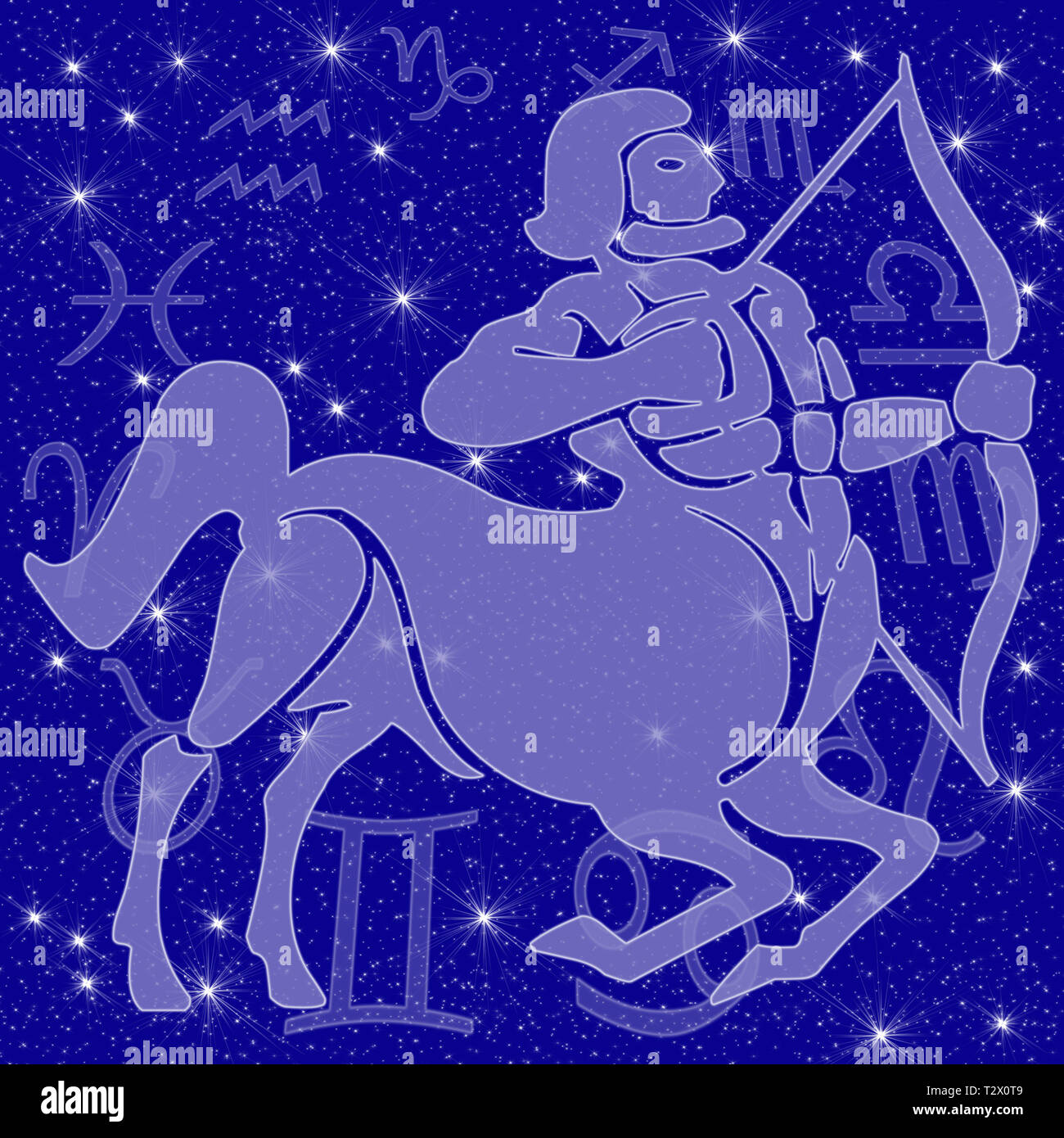 Zodiac signs in the sky hi-res stock photography and images - Alamy