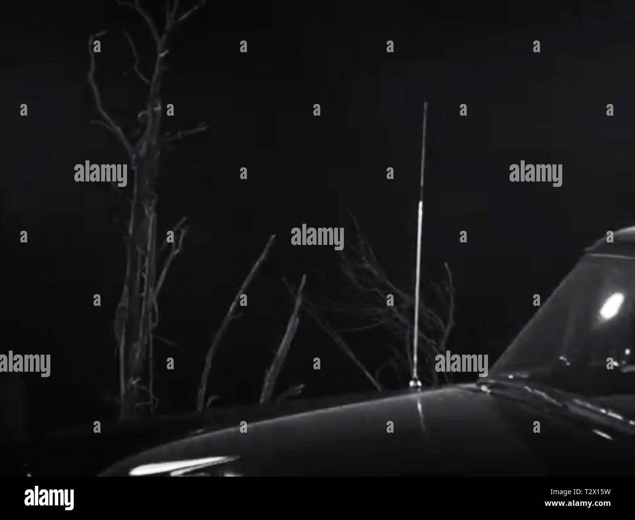 cops searching in an old black and white films (plan 9 from outer space ...