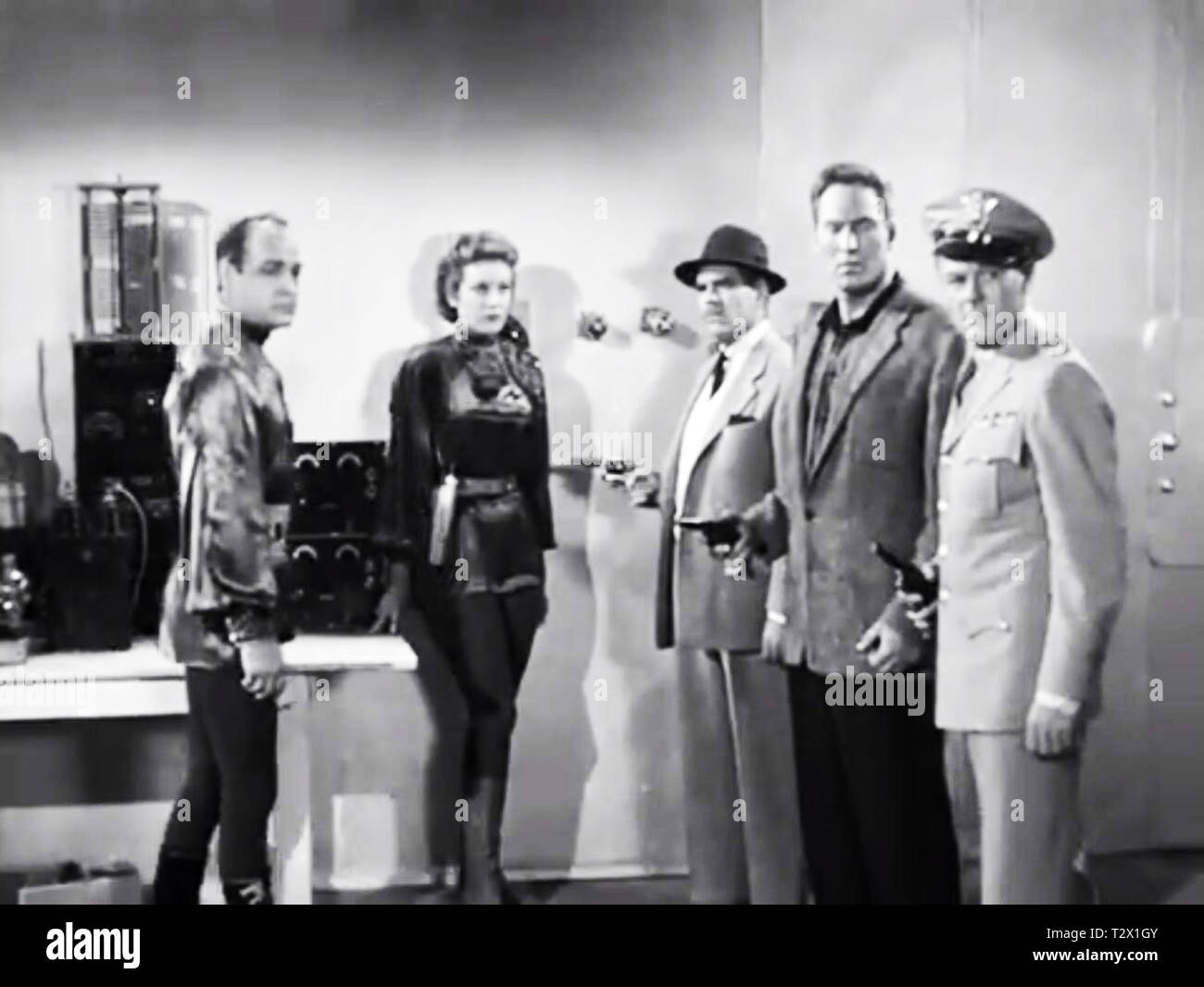 Screenshot of the Aliens from Plan 9 From outer Space Stock Photo - Alamy