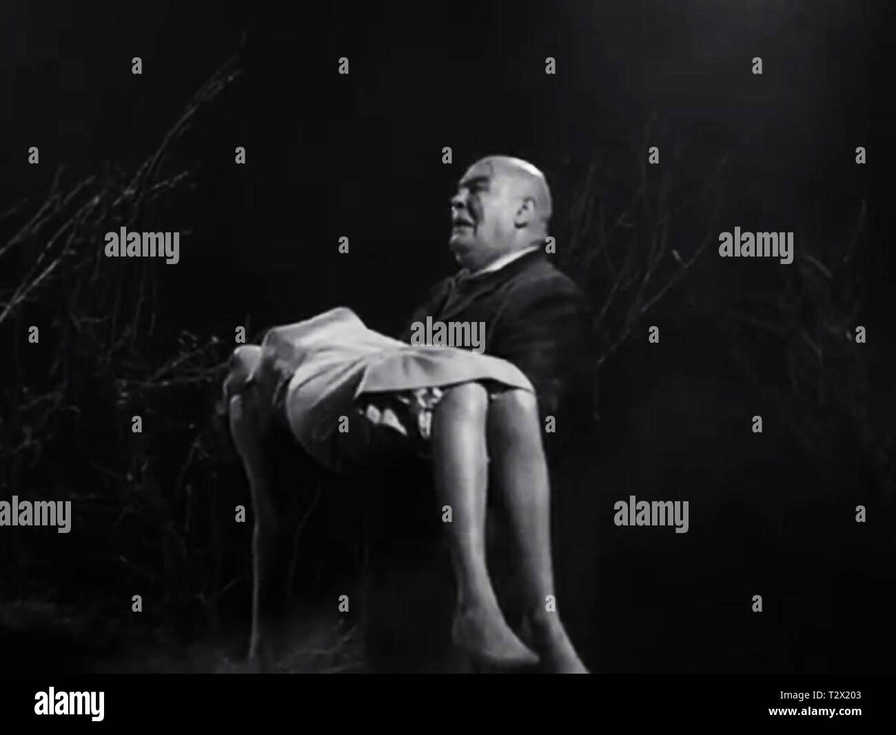 Tor Johnson in Plan 9 from Outer Space by Ed Wood Stock Photo - Alamy