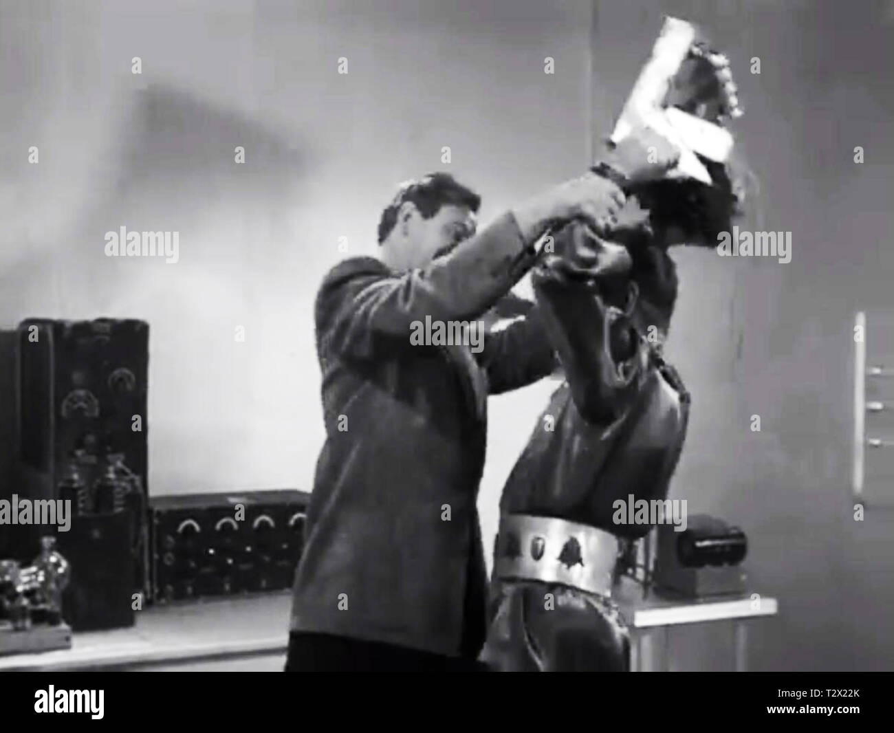 Screenshot of the Aliens from Plan 9 From outer Space Stock Photo - Alamy